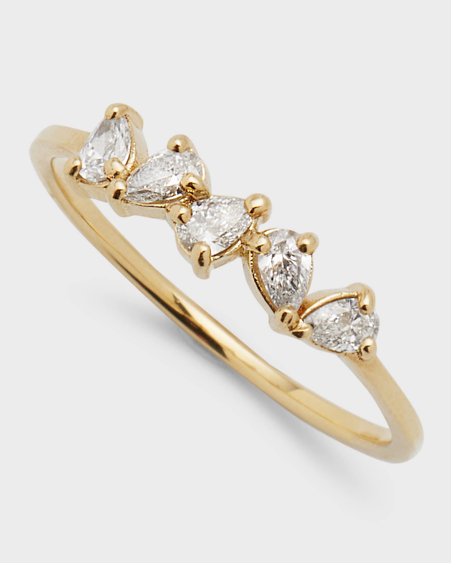 LANA Zig Zag Pear Diamond Ring | Neiman Marcus