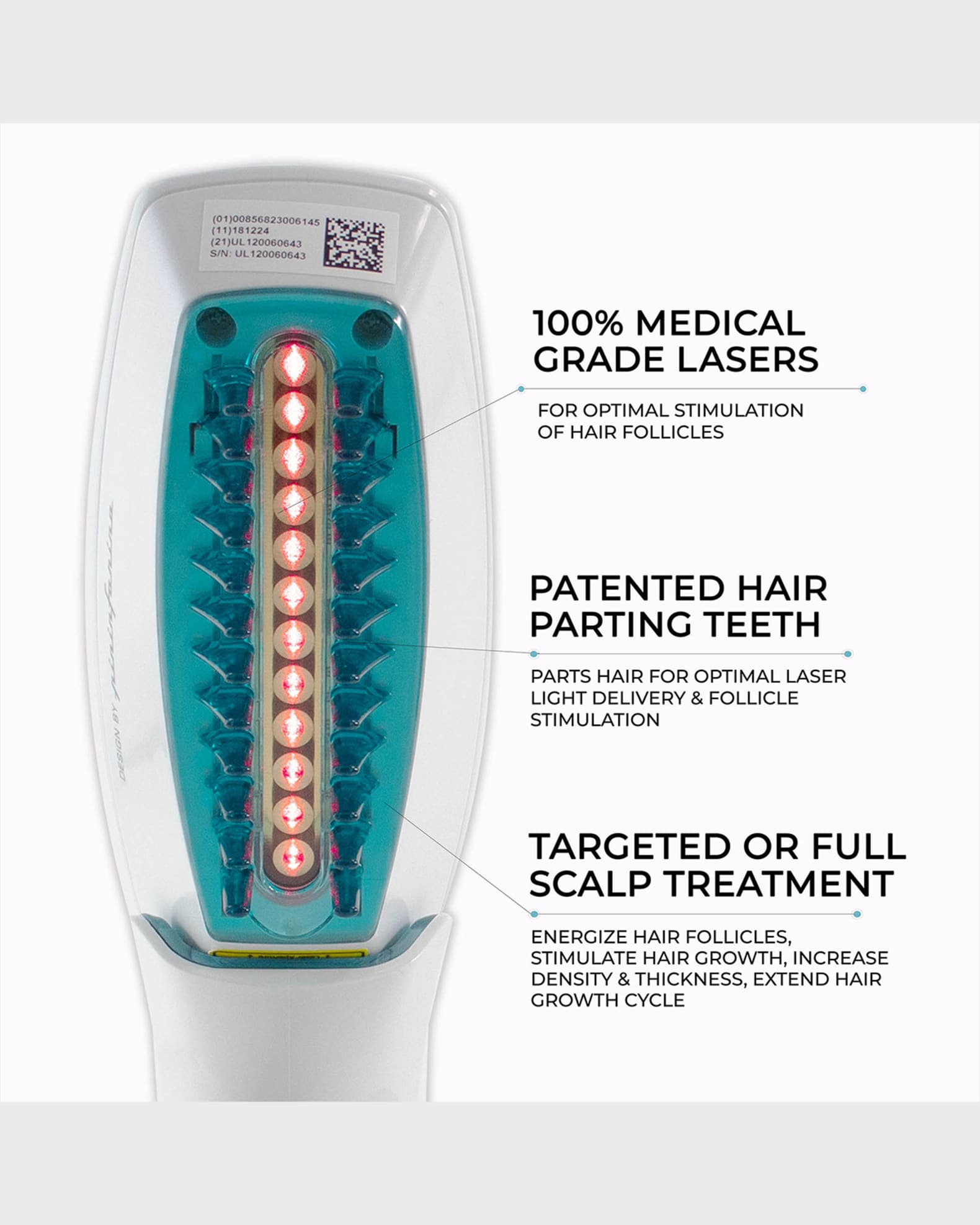 Hairmax Ultima 12 Lasercomb Hair Growth Device | Neiman Marcus