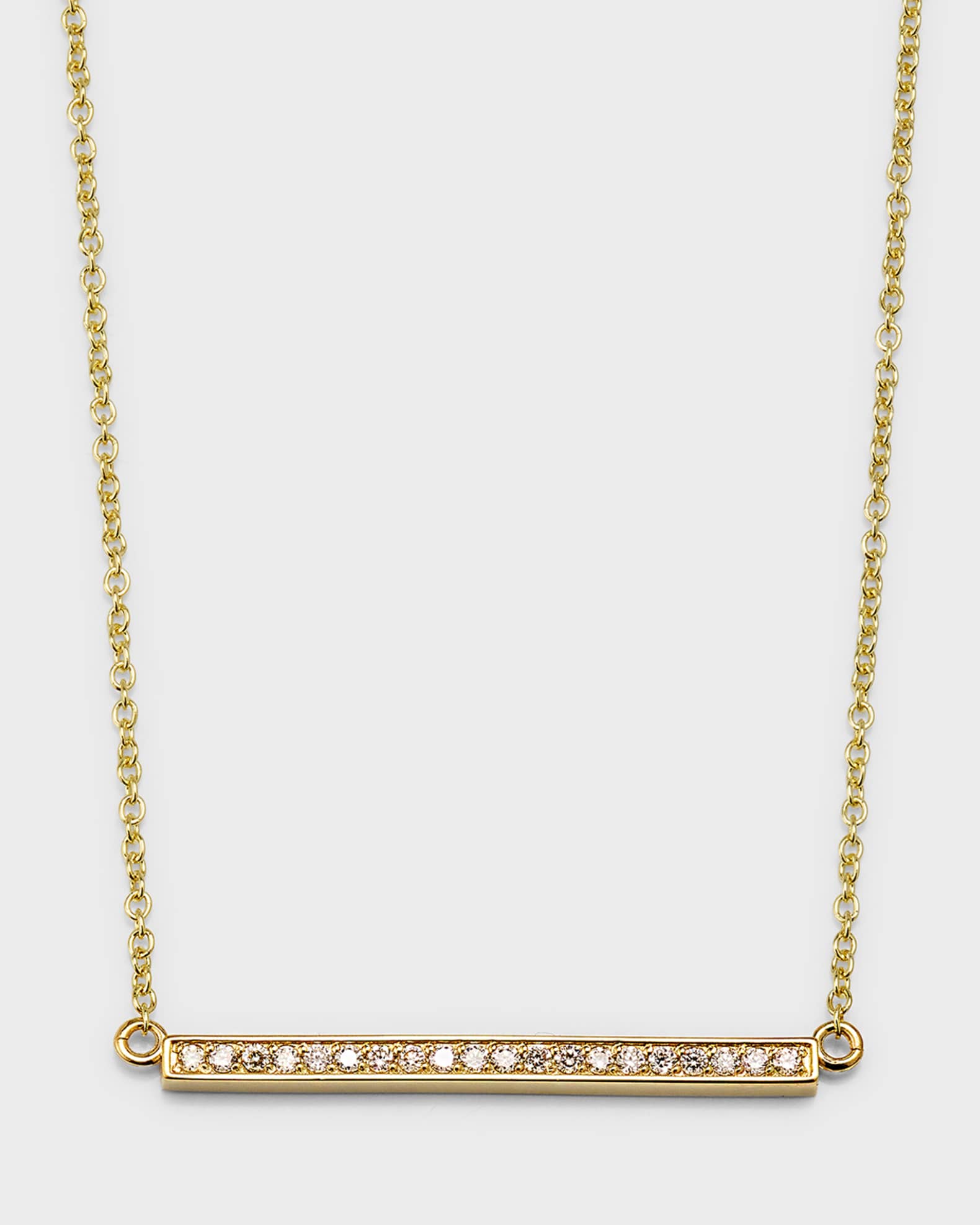 Jennifer Meyer 18k Diamond Stick Necklace | Neiman Marcus