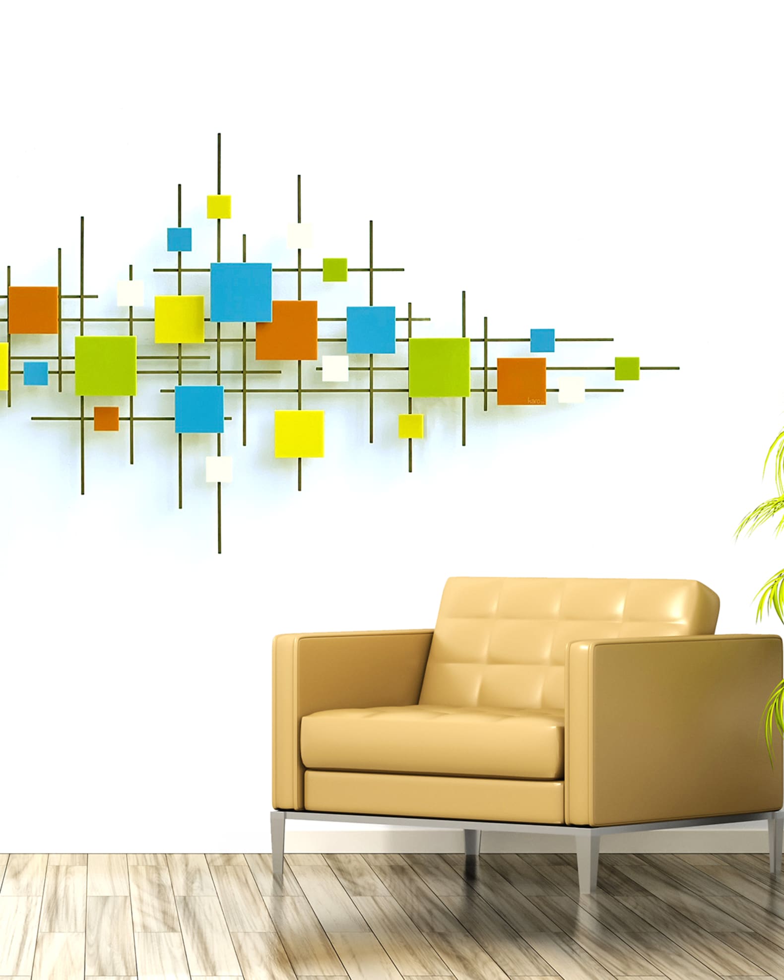 Karo Studios "Linear MM" Wall Sculpture | Neiman Marcus