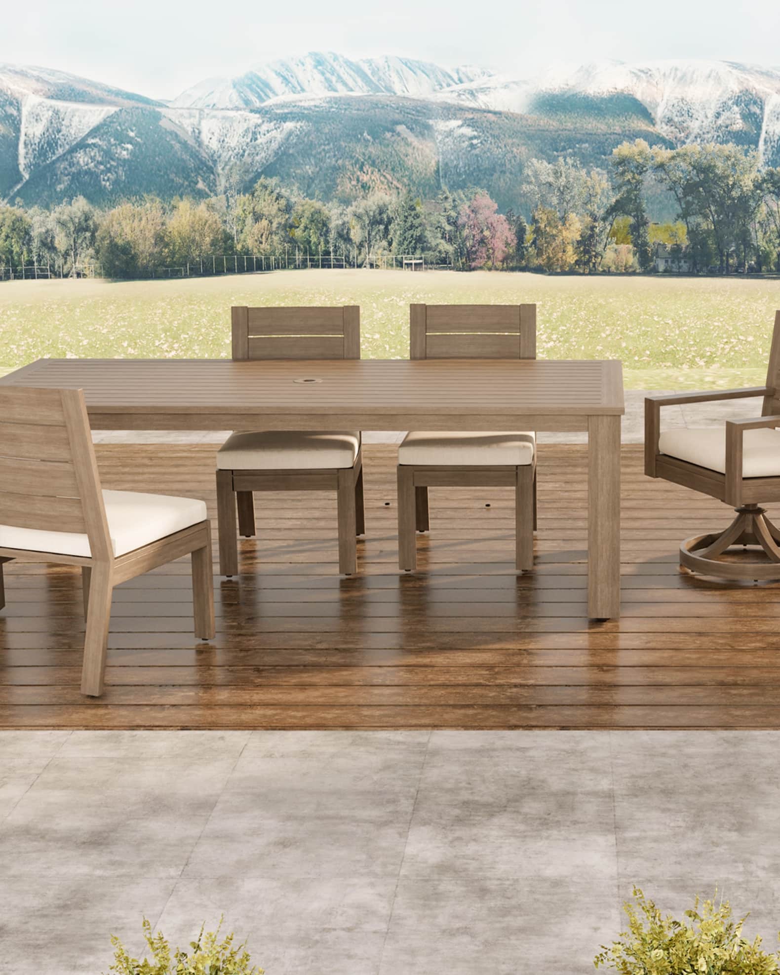 Sunset West Laguna Table, 90" | Neiman Marcus