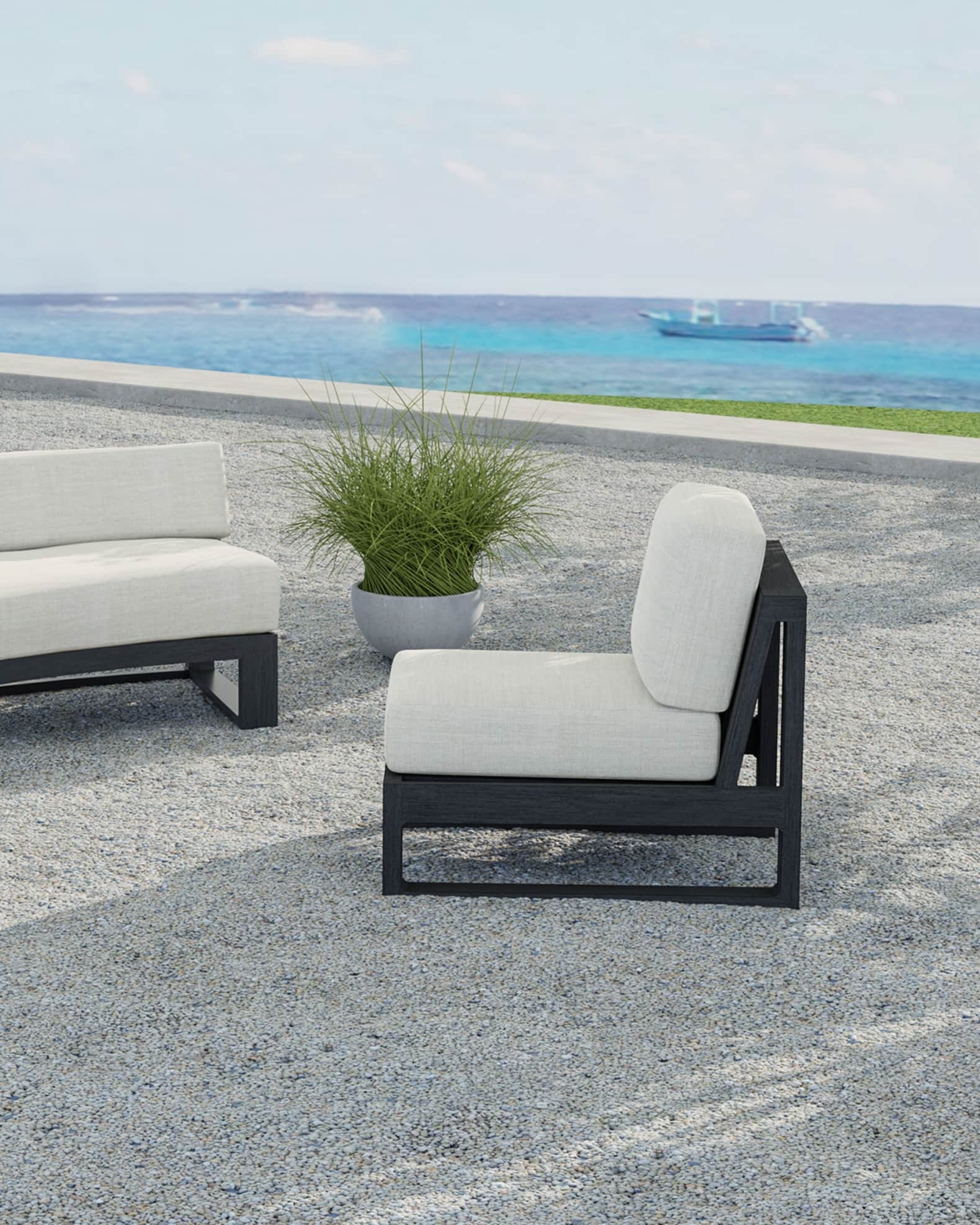 Sunset West Redondo Armless Club Chair | Neiman Marcus