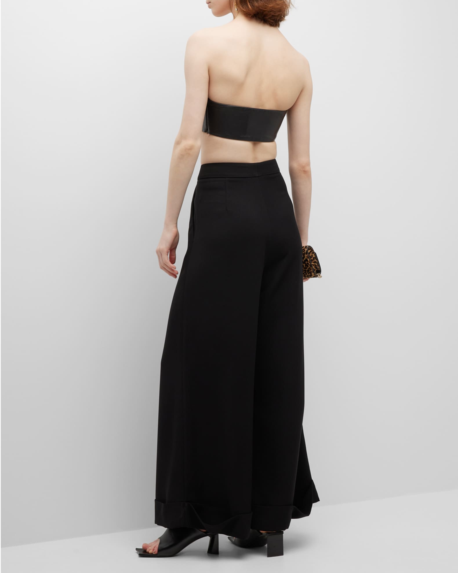 MONOT Leather Bandeau Top | Neiman Marcus