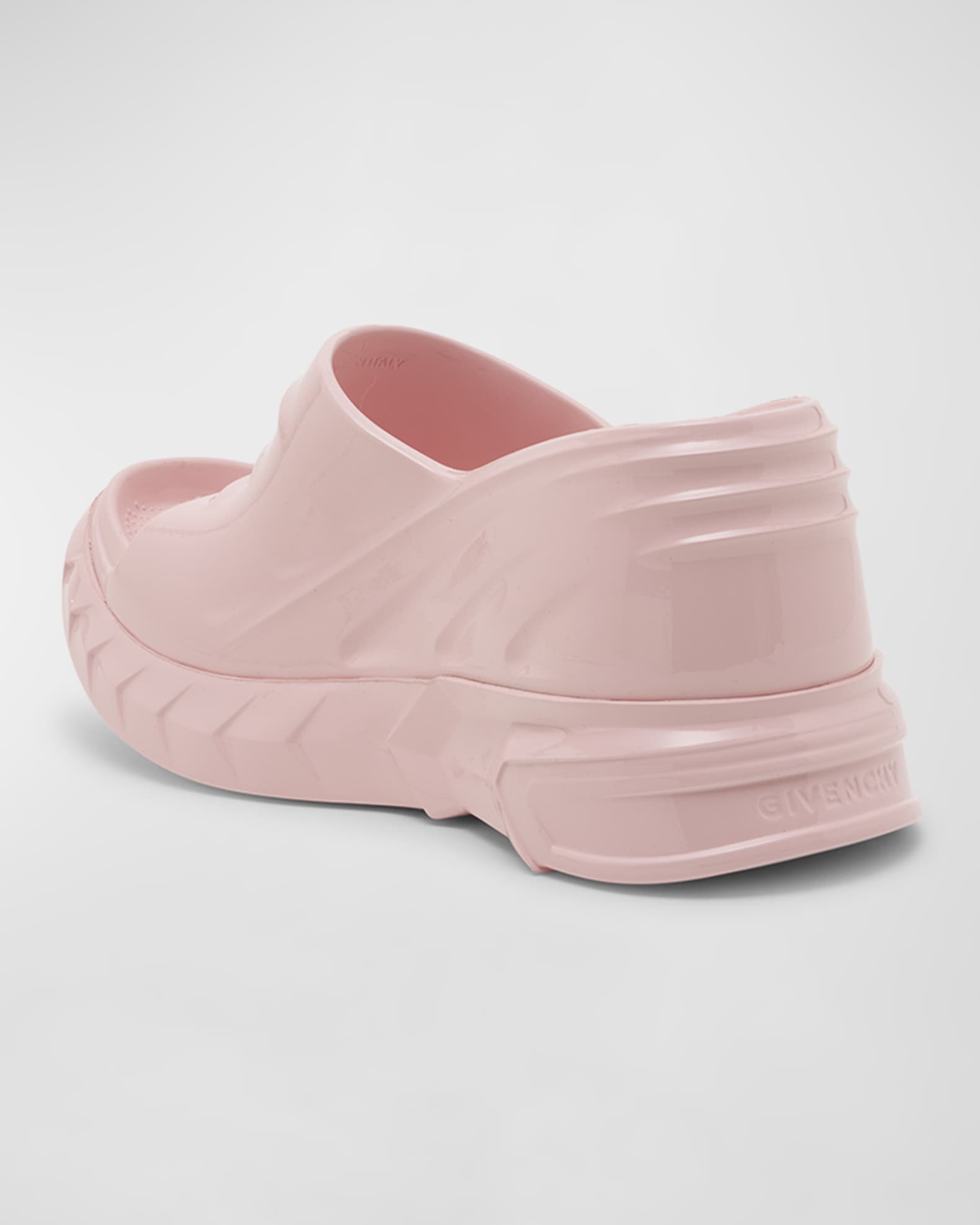 Givenchy Marshmallow Rubber Wedge Slide Sandals | Neiman Marcus