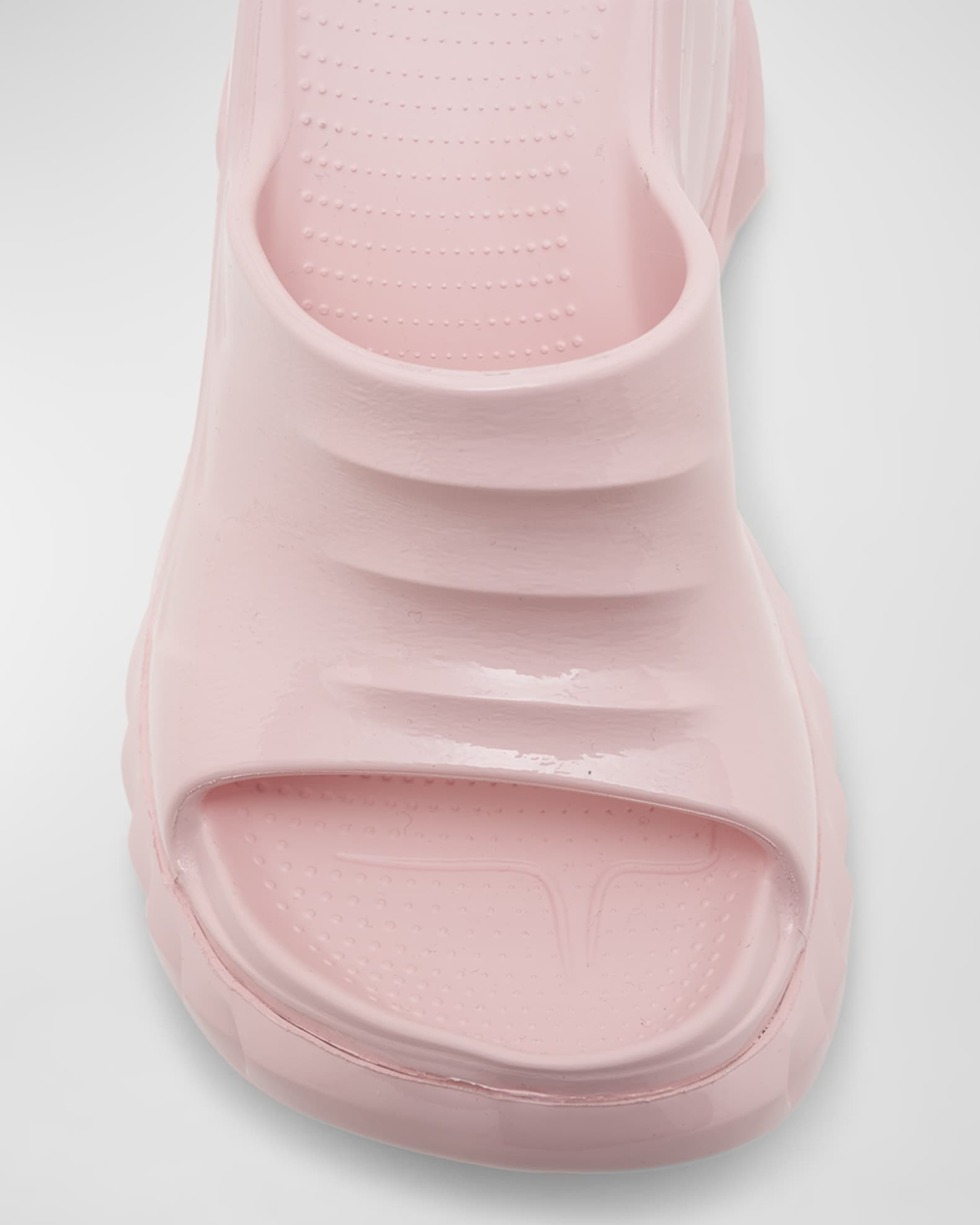 Givenchy Marshmallow Rubber Wedge Slide Sandals | Neiman Marcus