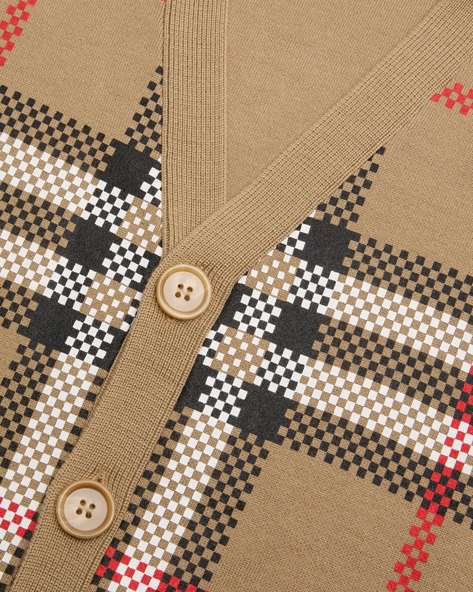 Boy's Johnny Check-Print Wool Sweater | Neiman Marcus