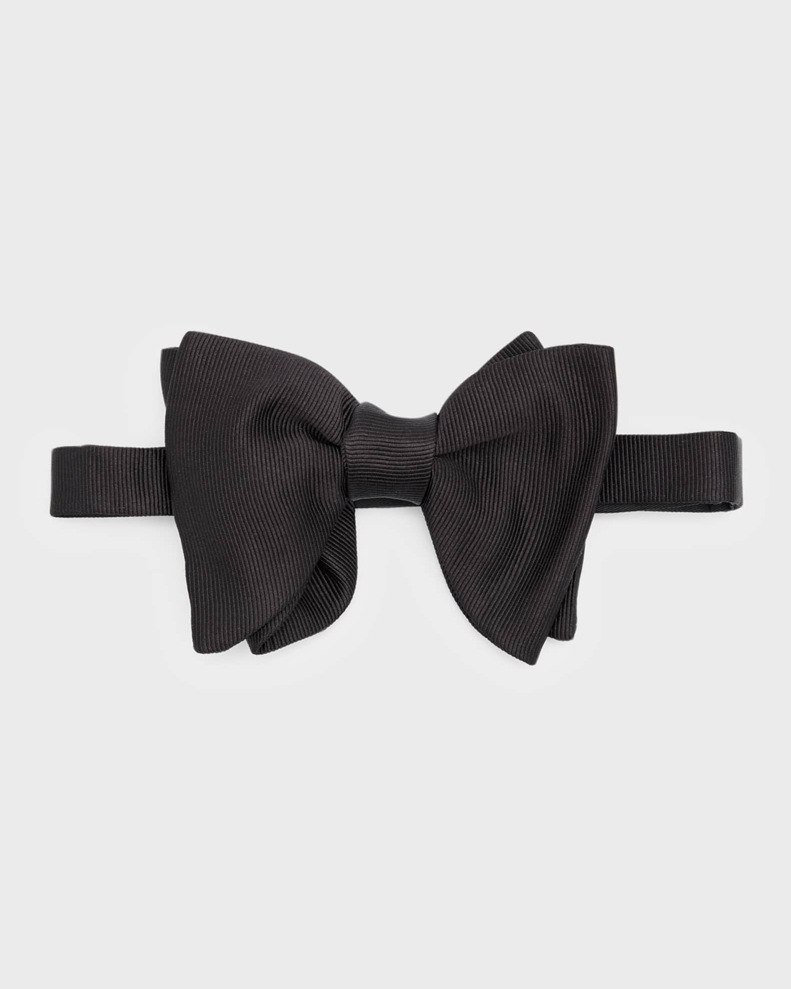 TOM FORD Men's Large Grosgrain Bow Tie | Neiman Marcus