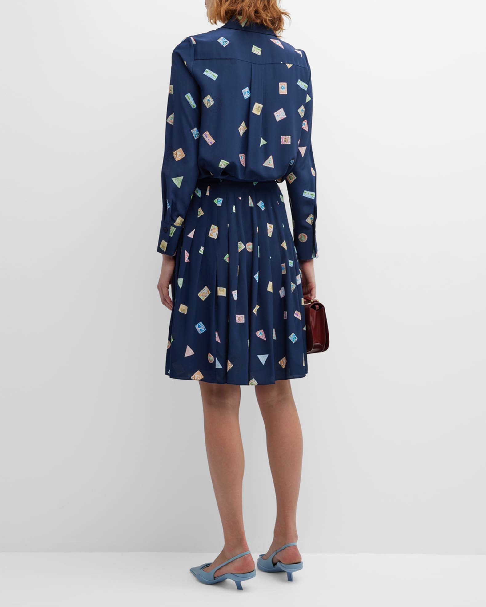 Silk Stamp-Print Collection | Neiman Marcus