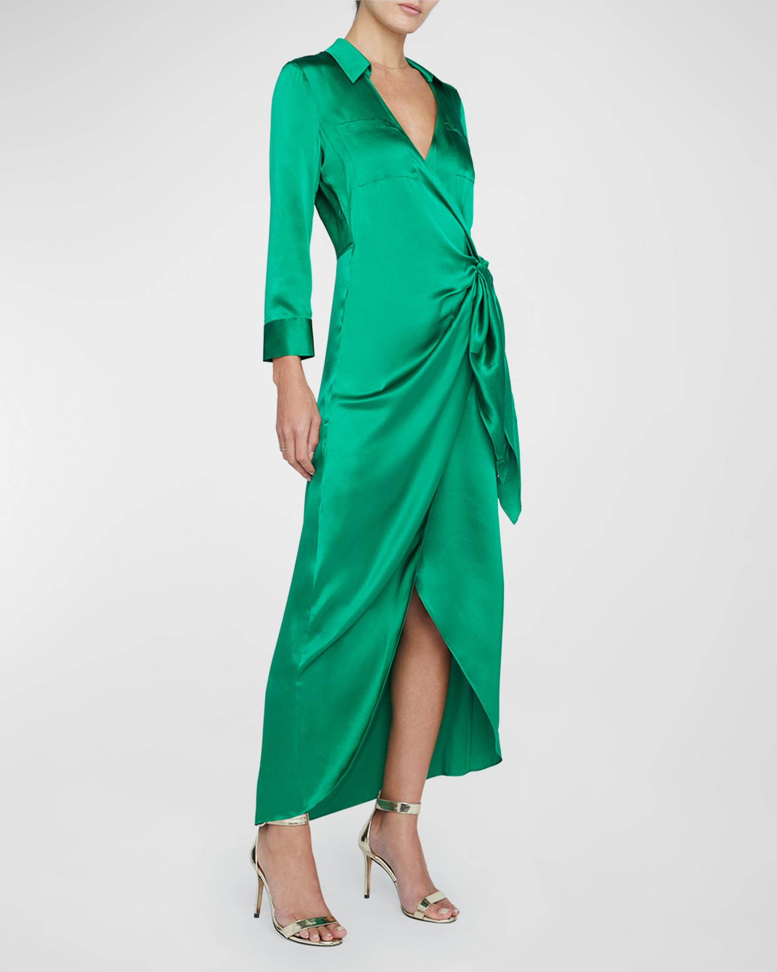 L Agence Silk Dress