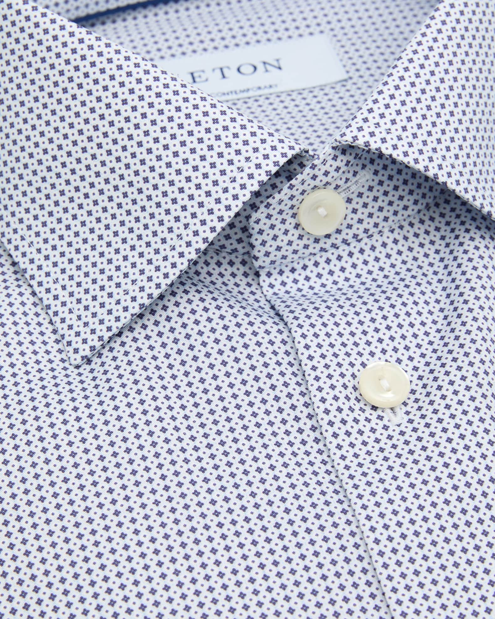 Eton Men's Contemporary Fit Geometric-Print Dress Shirt | Neiman Marcus