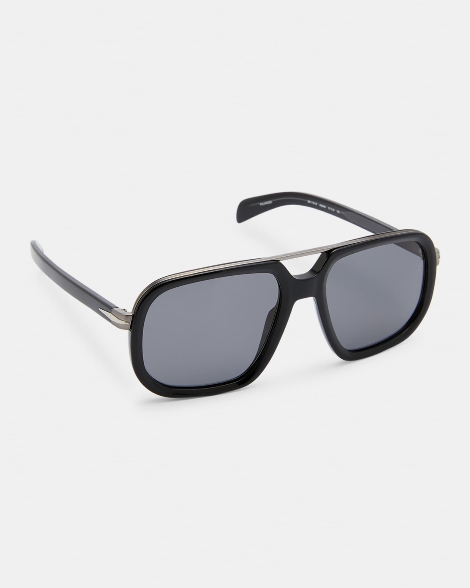 David Beckham Men's Double-Bridge Square Polarized Sunglasses | Neiman ...