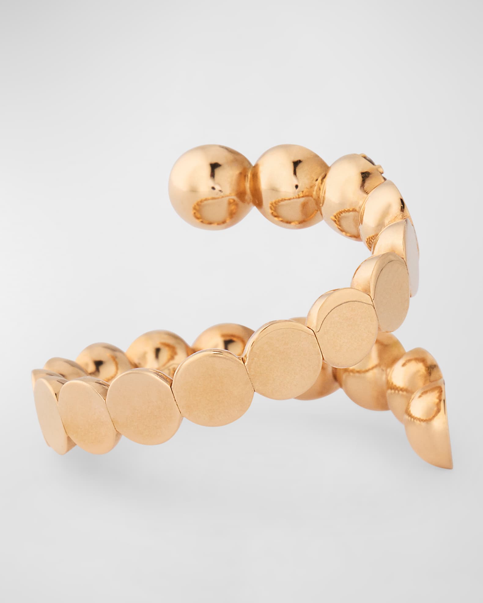 Pasquale Bruni Luce 18K Red Gold Medium Wrapped Ring with Diamonds, Size 6.5 | Neiman Marcus