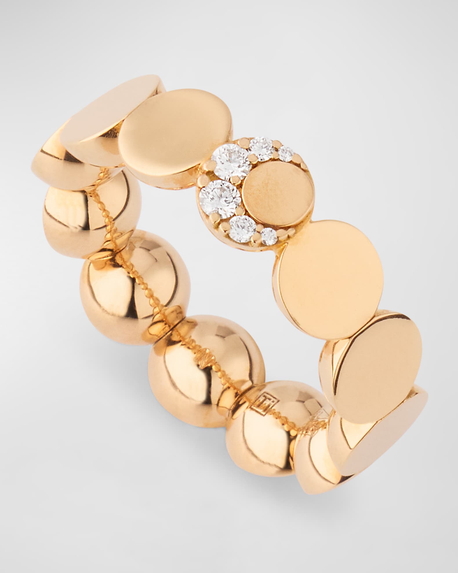 Pasquale Bruni Luce 18K Red Gold Diamond Ring, Size 6.5 | Neiman Marcus