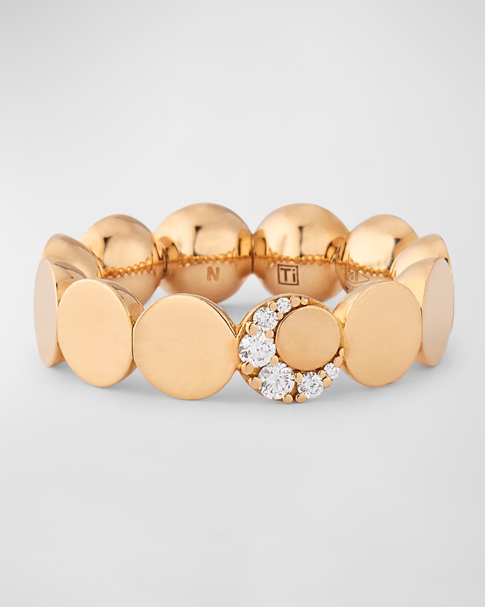 Pasquale Bruni Luce 18K Red Gold Diamond Ring, Size 6.5 | Neiman Marcus