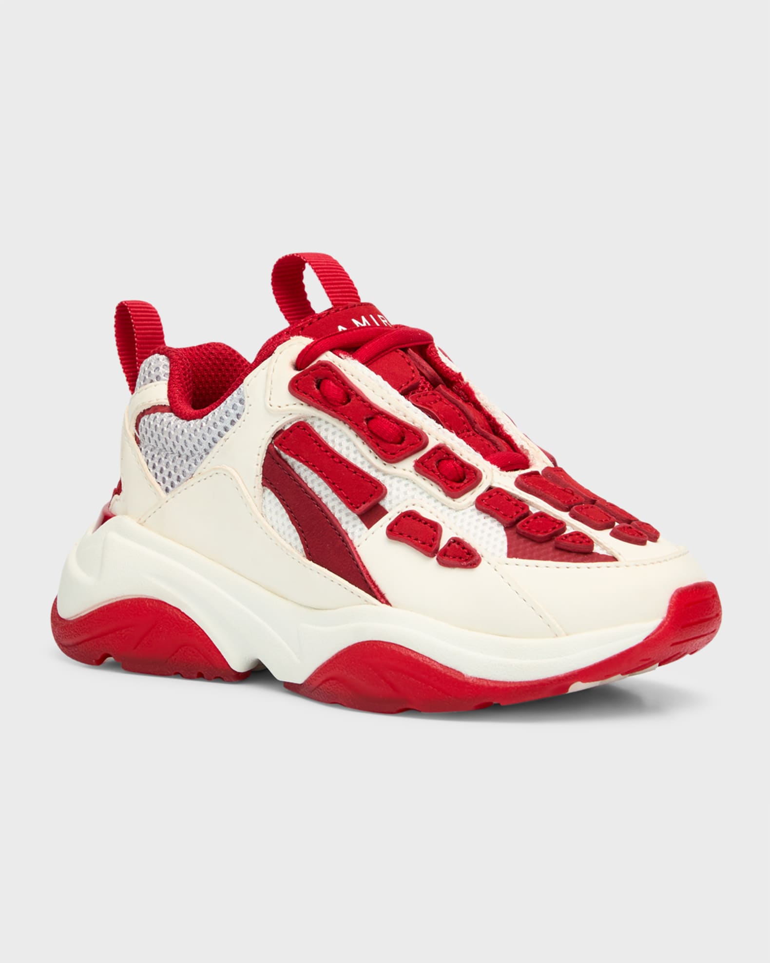 Amiri Kid's Bone Runner Low-Top Sneakers | Neiman Marcus