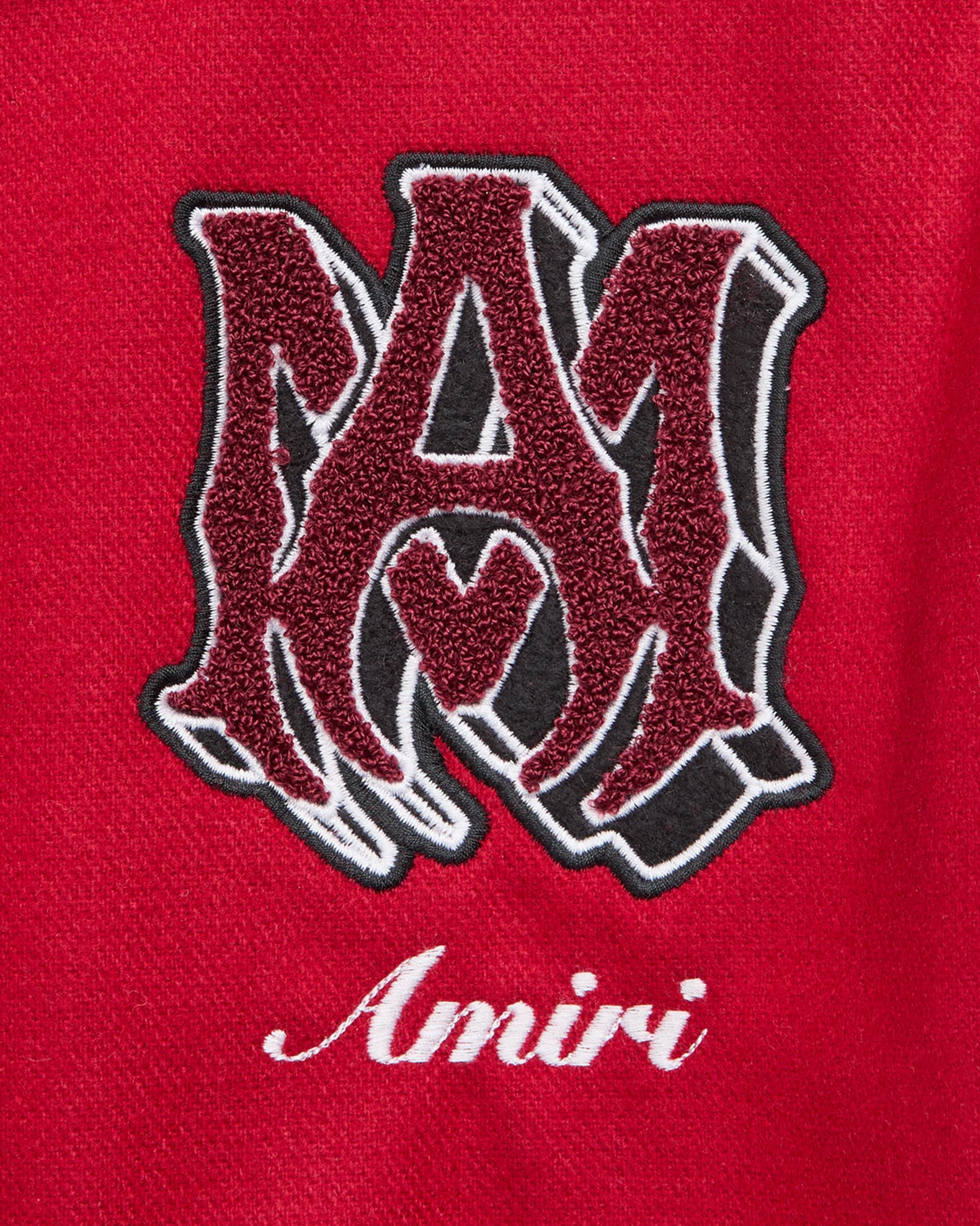 Amiri Kid's Varsity Patch Bomber Wool Jacket, Size 4-12 | Neiman Marcus