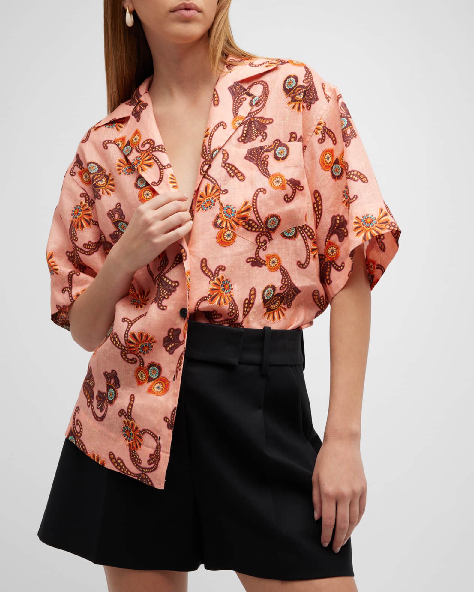 Linen Print Collection | Neiman Marcus