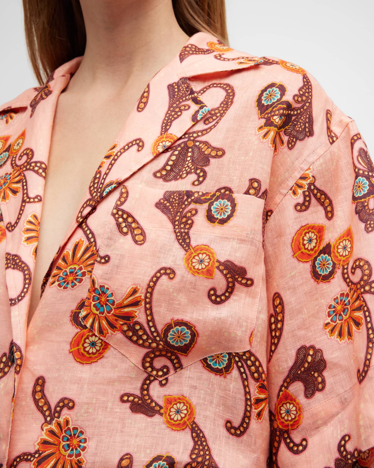 Linen Print Collection | Neiman Marcus