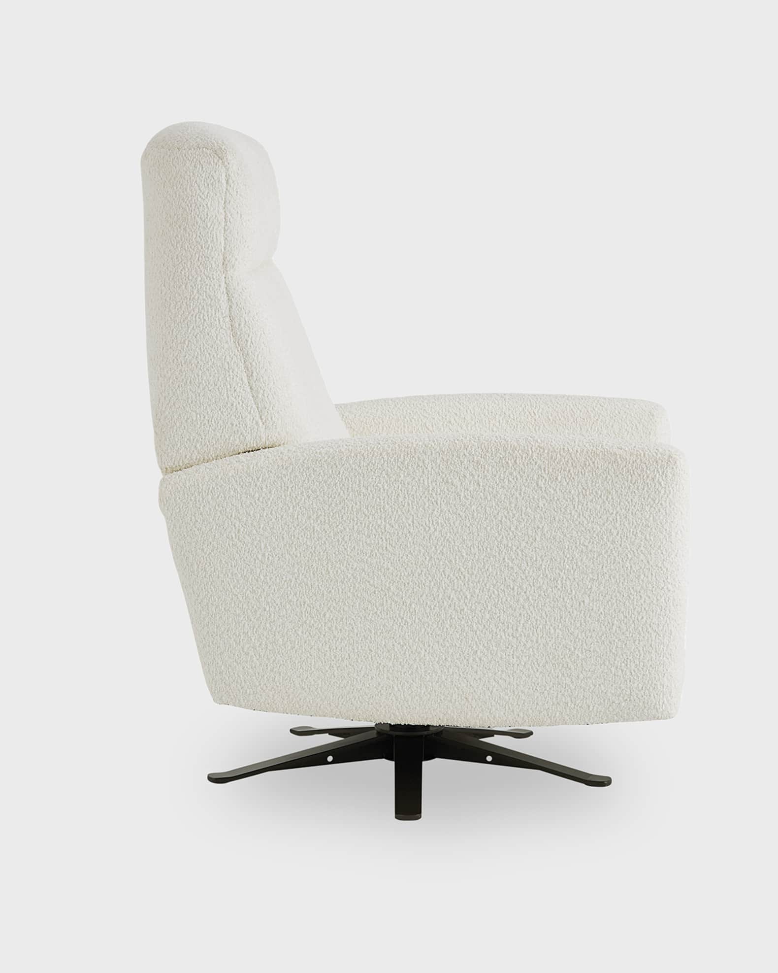 HF Custom Basil Swivel Recliner Chair | Neiman Marcus