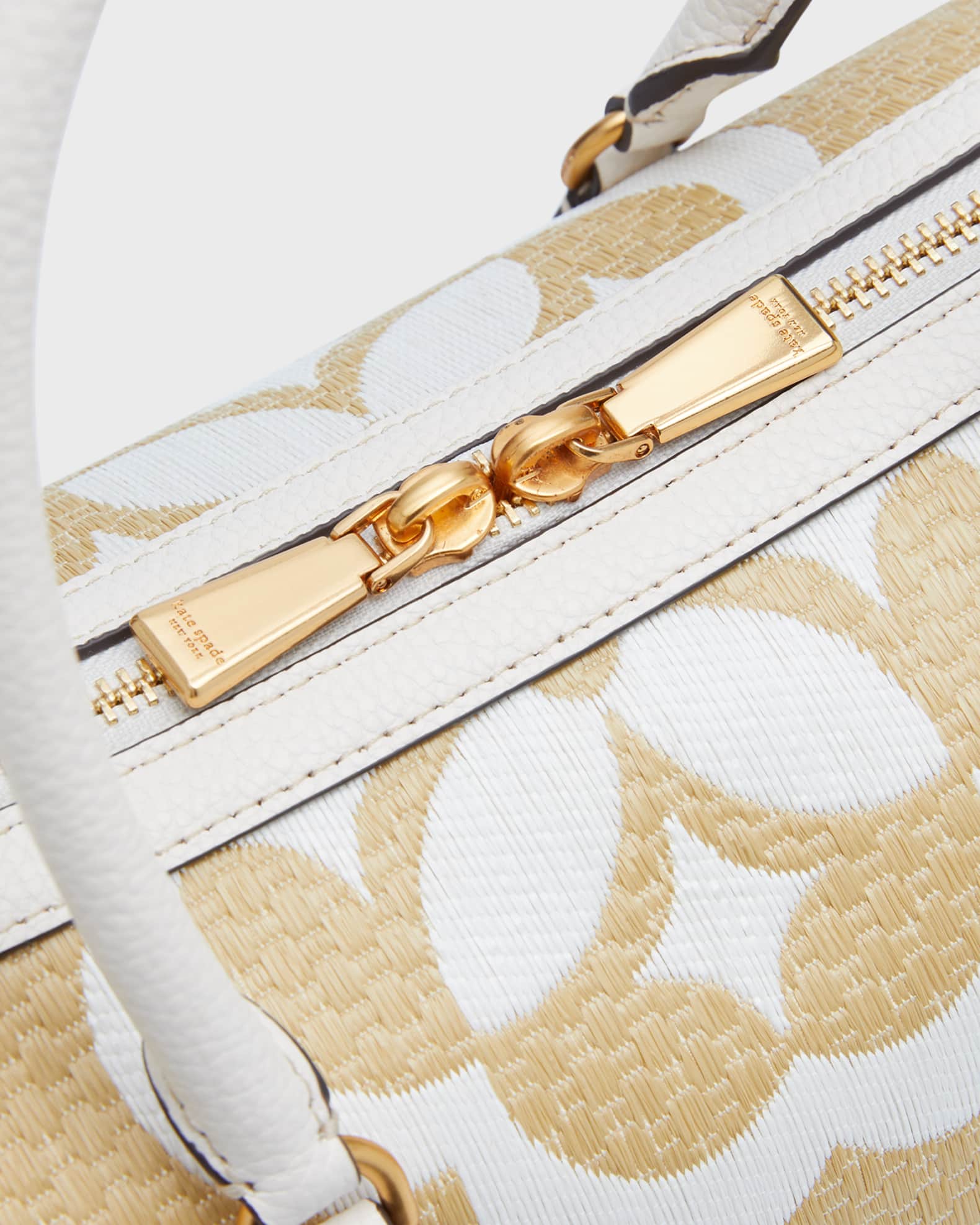 kate spade new york gramercy medium spade flower monogram top-handle ...