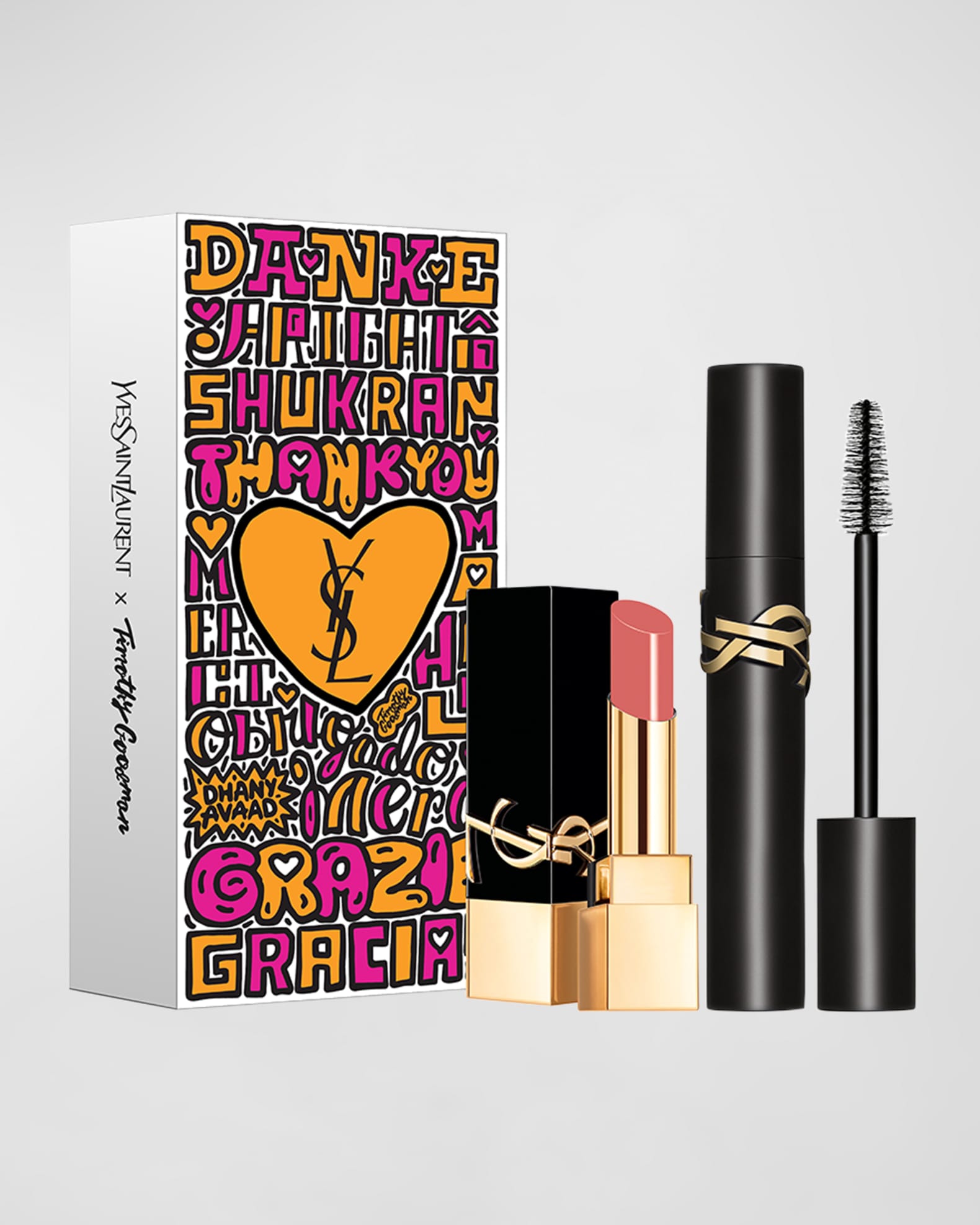 Yves Saint Laurent Beaute Lash Clash Mascara & The Bold Lipstick Set ...
