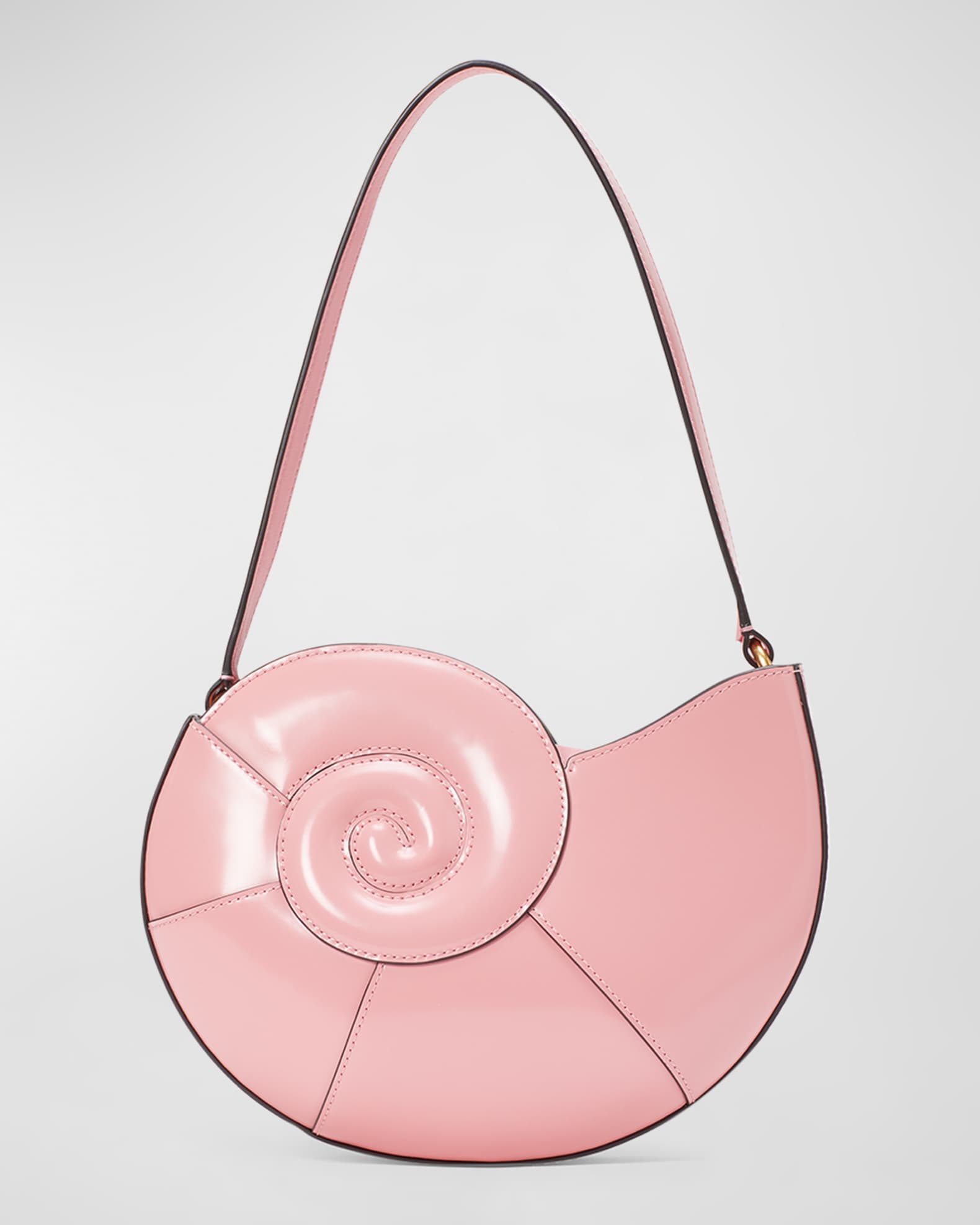 kate spade new york what the shell leather nautilus shoulder bag ...