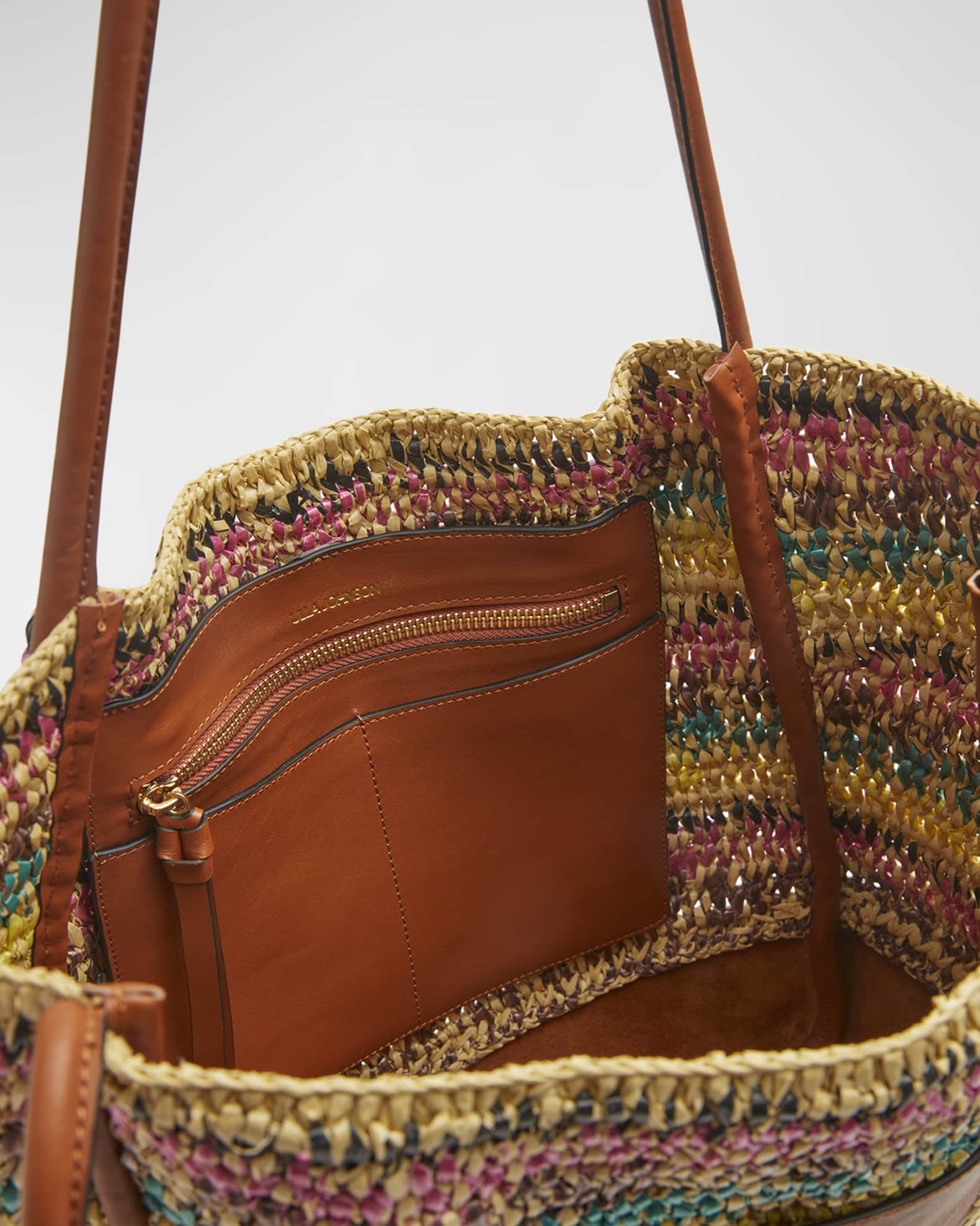 Ulla Johnson Maya Raffia Shopper Tote Bag | Neiman Marcus