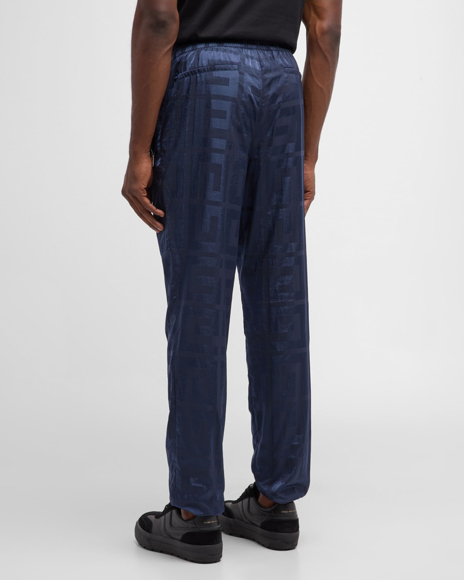 Givenchy Men's Large 4G Nylon Track Pants | Neiman Marcus