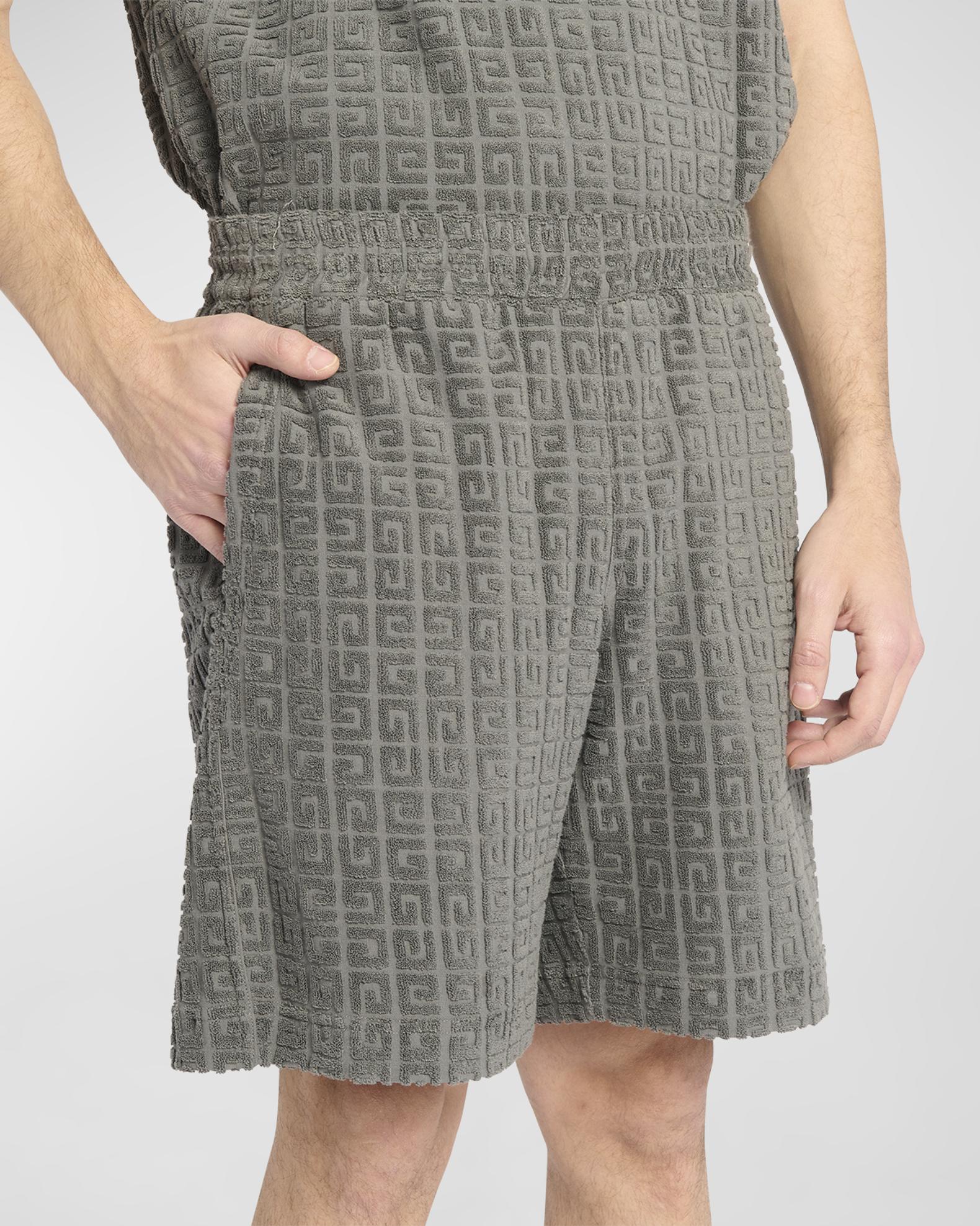 Givenchy Men's 4G Terry Shorts | Neiman Marcus