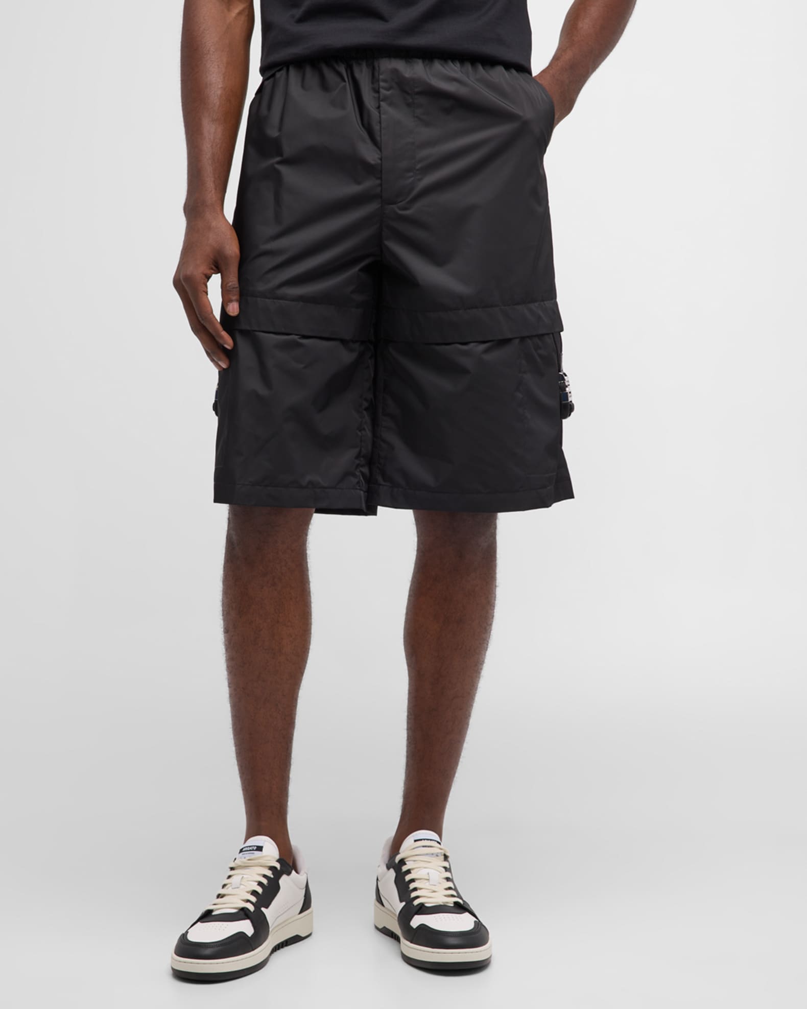 Givenchy Men's Cargo Buckle Shorts | Neiman Marcus