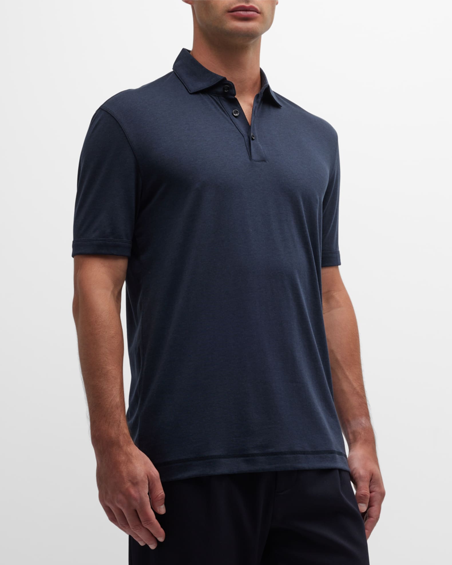 BOSS Men's Mercerized Polo Shirt | Neiman Marcus