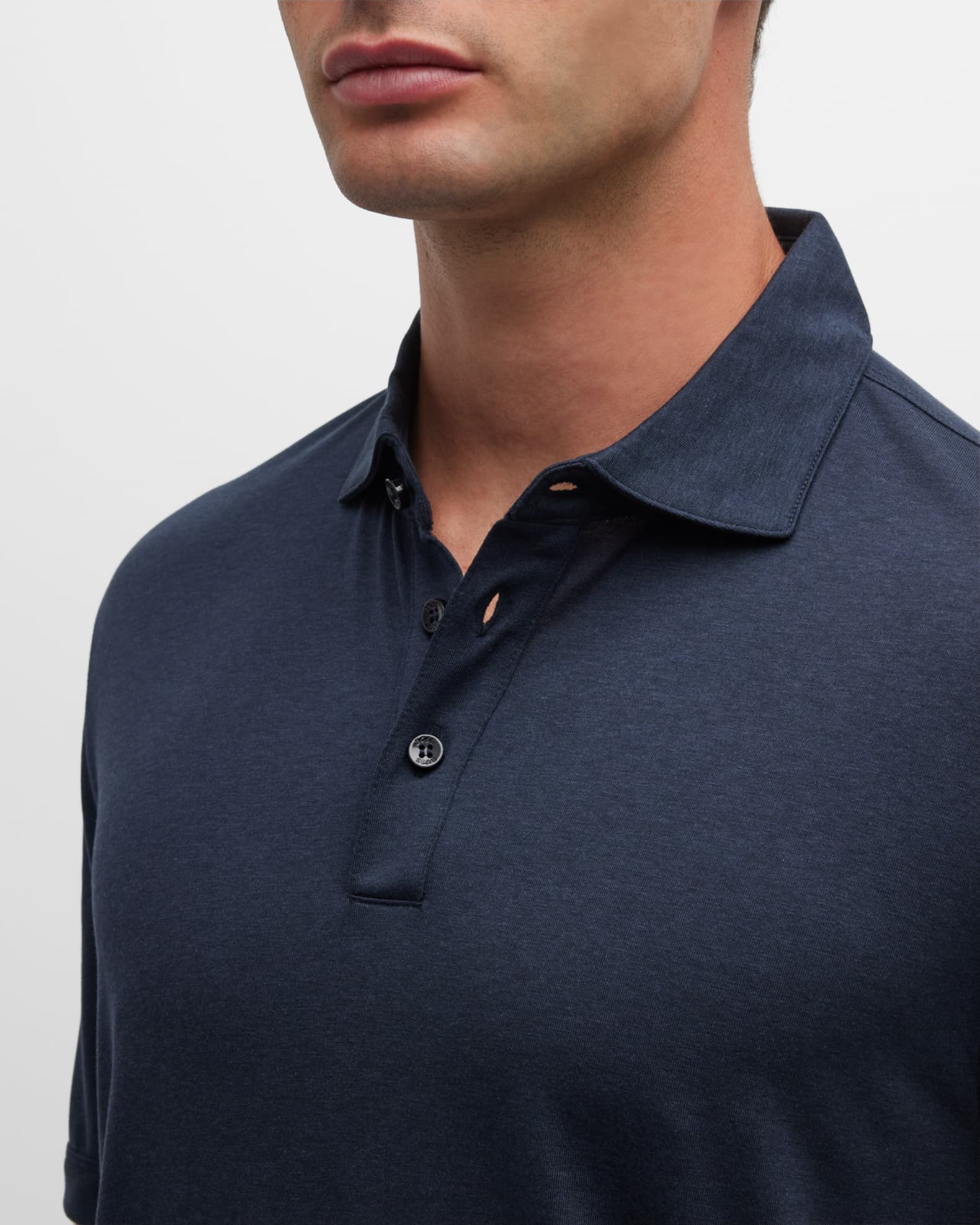 BOSS Men's Mercerized Polo Shirt | Neiman Marcus