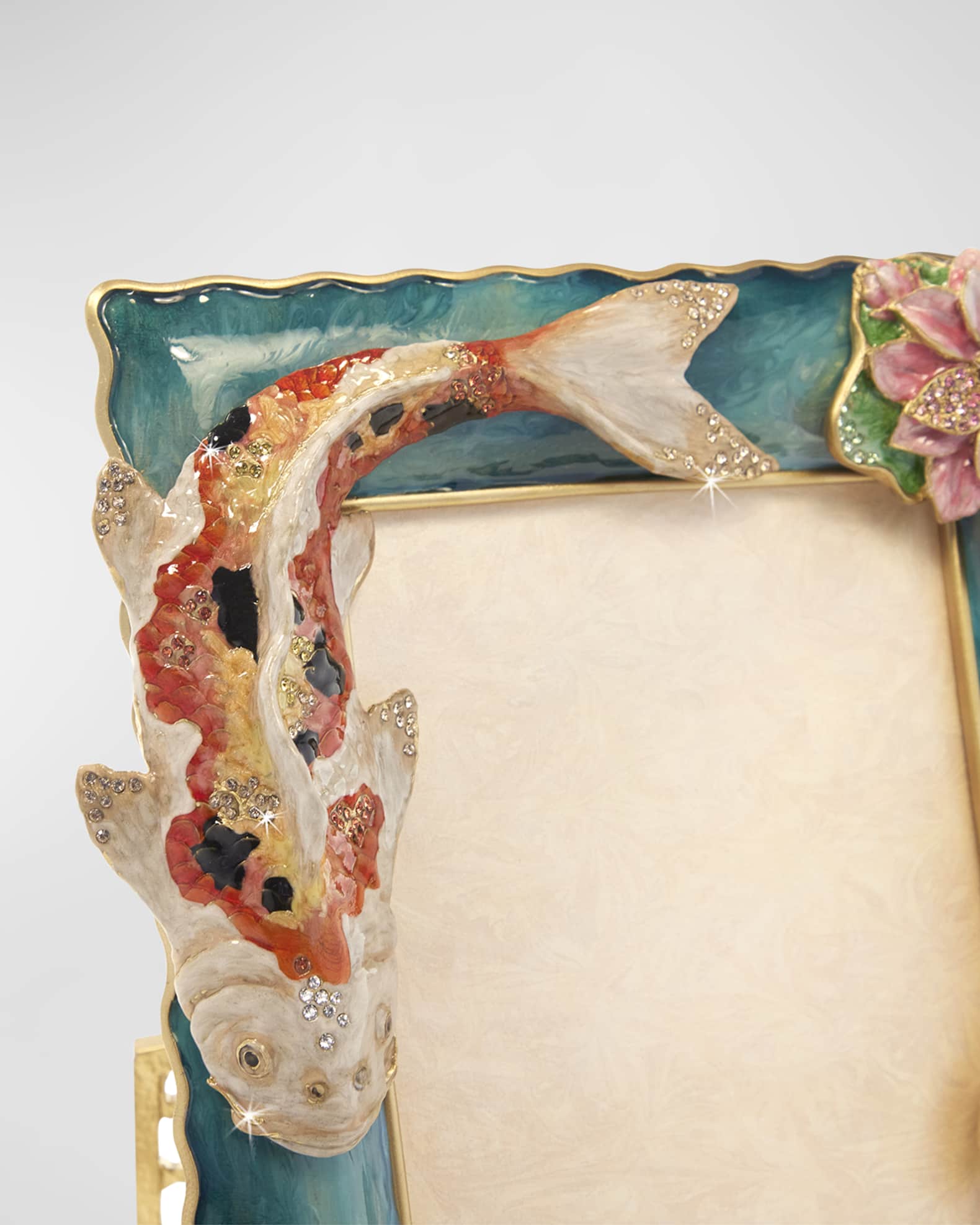 Jay Strongwater River Koi Frame, 5" x 7" | Neiman Marcus
