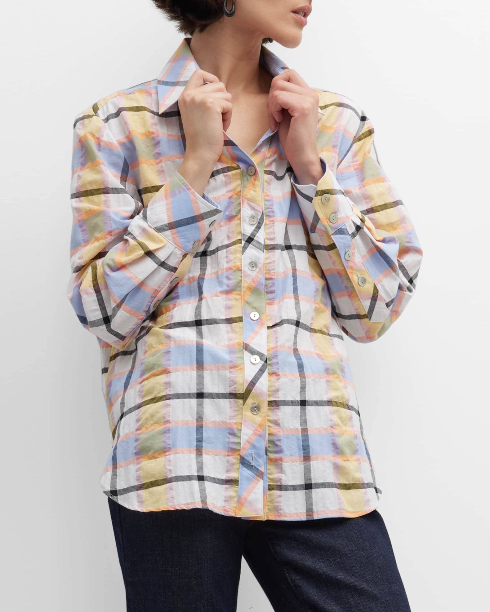 Finley Casey Plaid Button-Down Shirt | Neiman Marcus