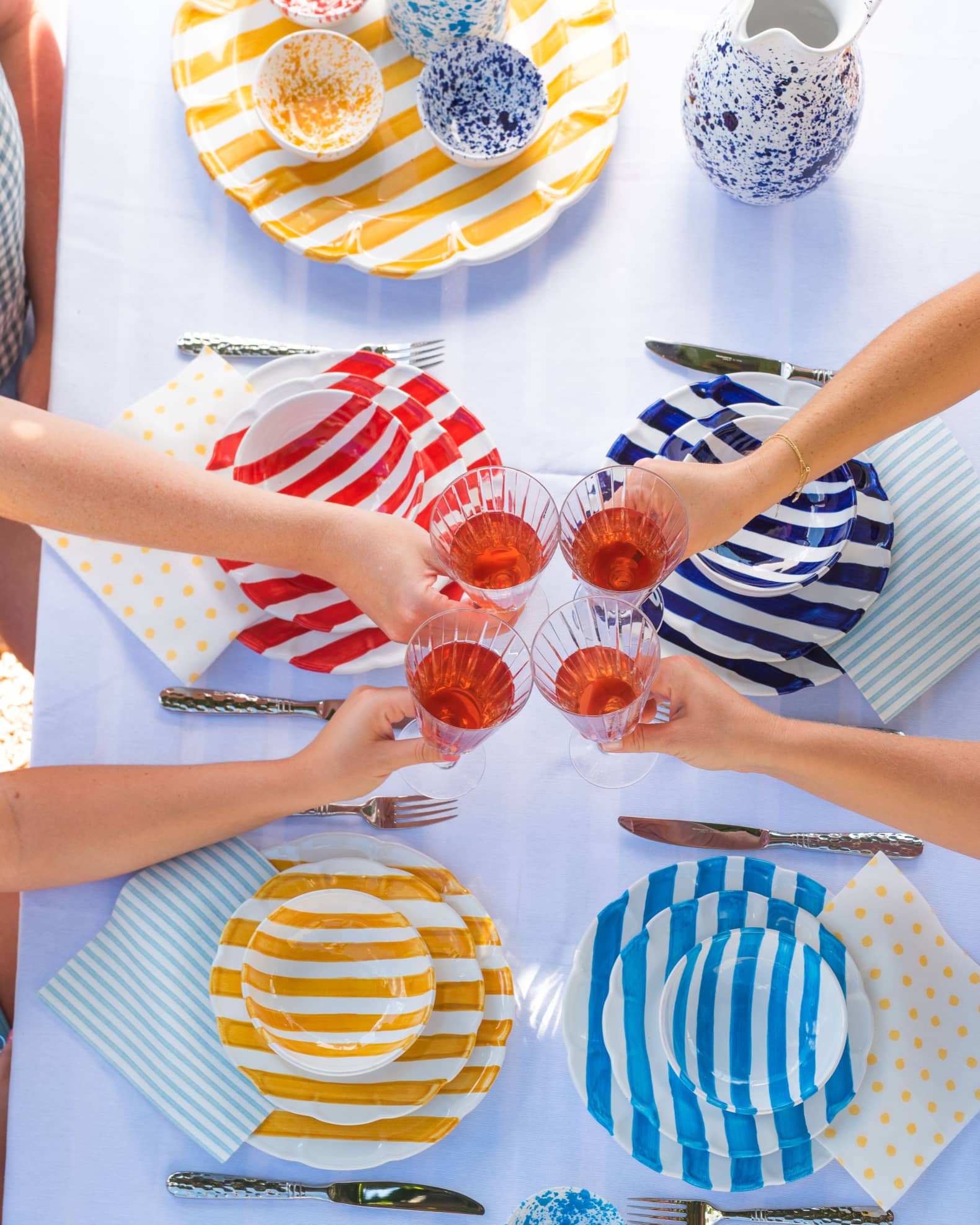 Amalfitana Stripe Dinnerware Collection | Neiman Marcus