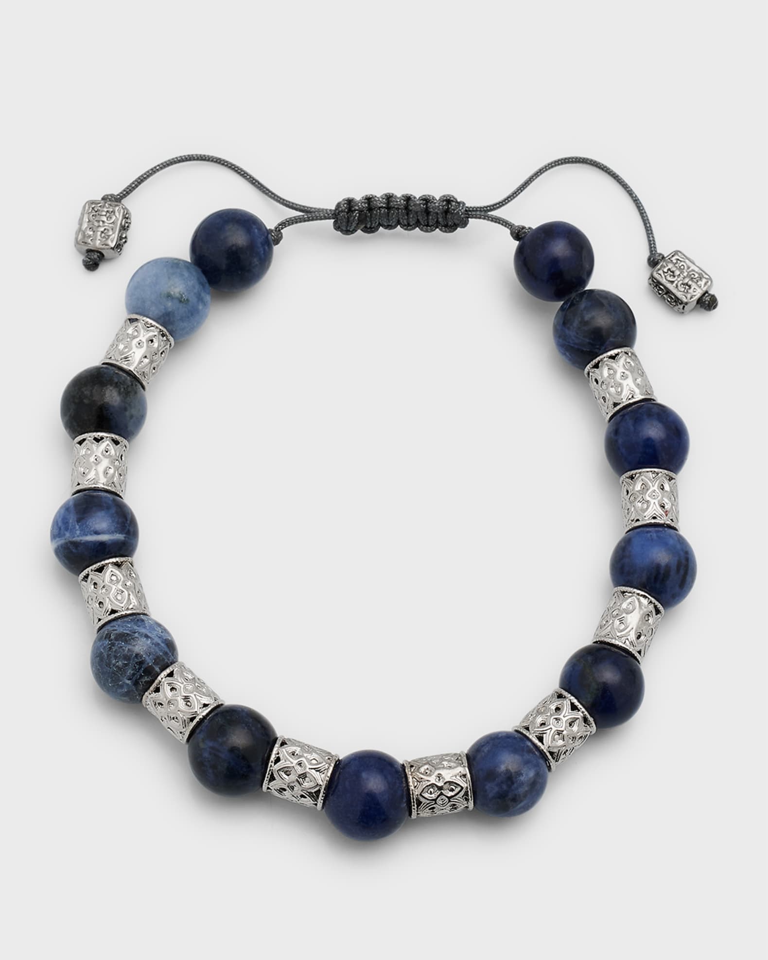 Armenta Men's Sodalite Beaded Bracelet | Neiman Marcus