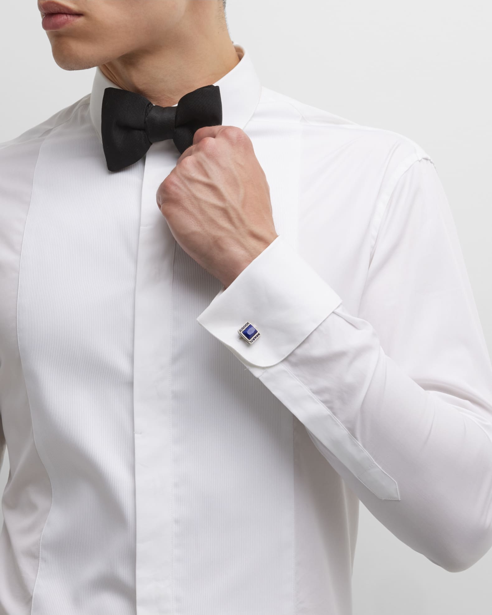 Armenta Men's Lapis Cufflinks with Iolite | Neiman Marcus