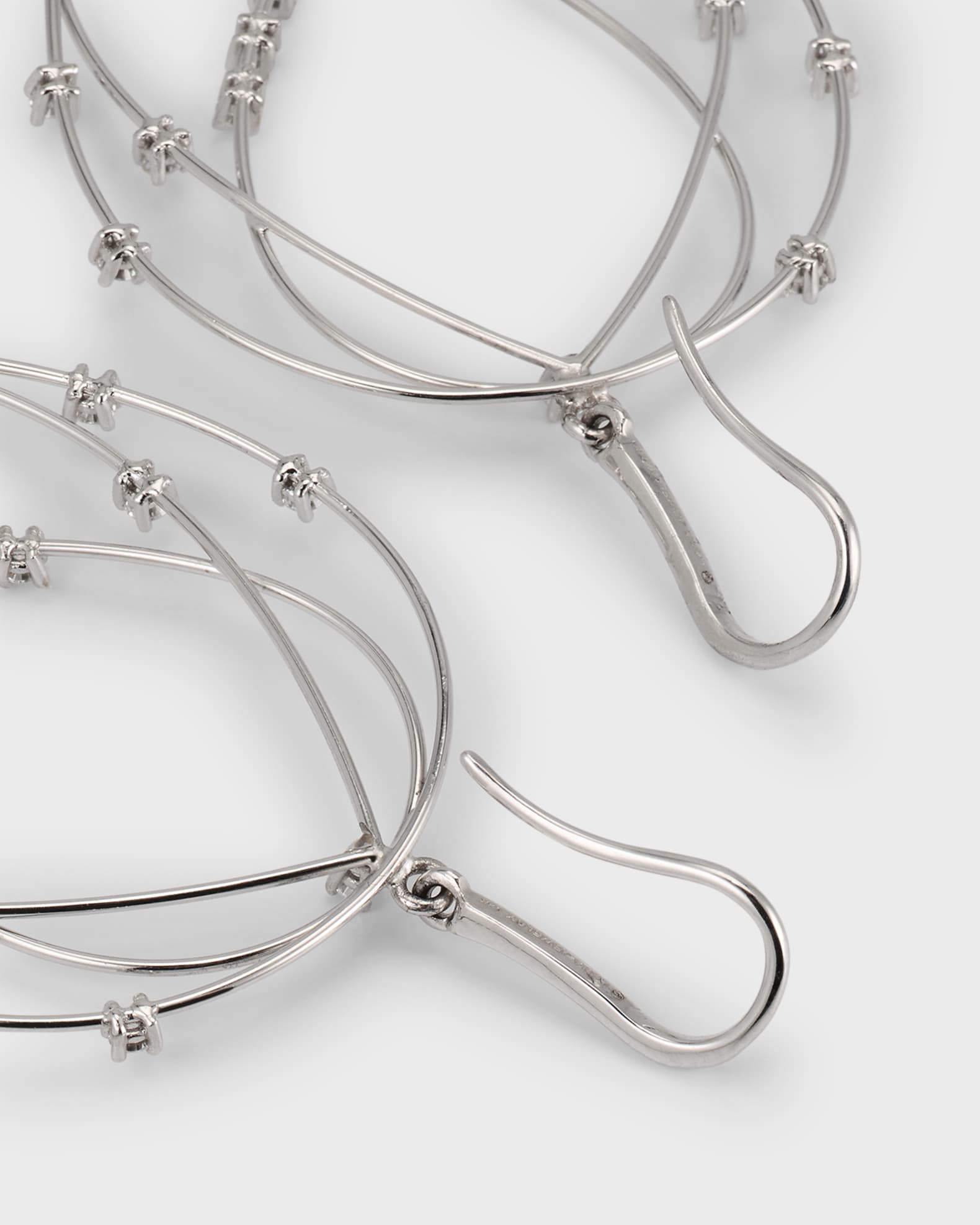LANA 3-Tier Drop Hoop Earrings with Diamonds | Neiman Marcus