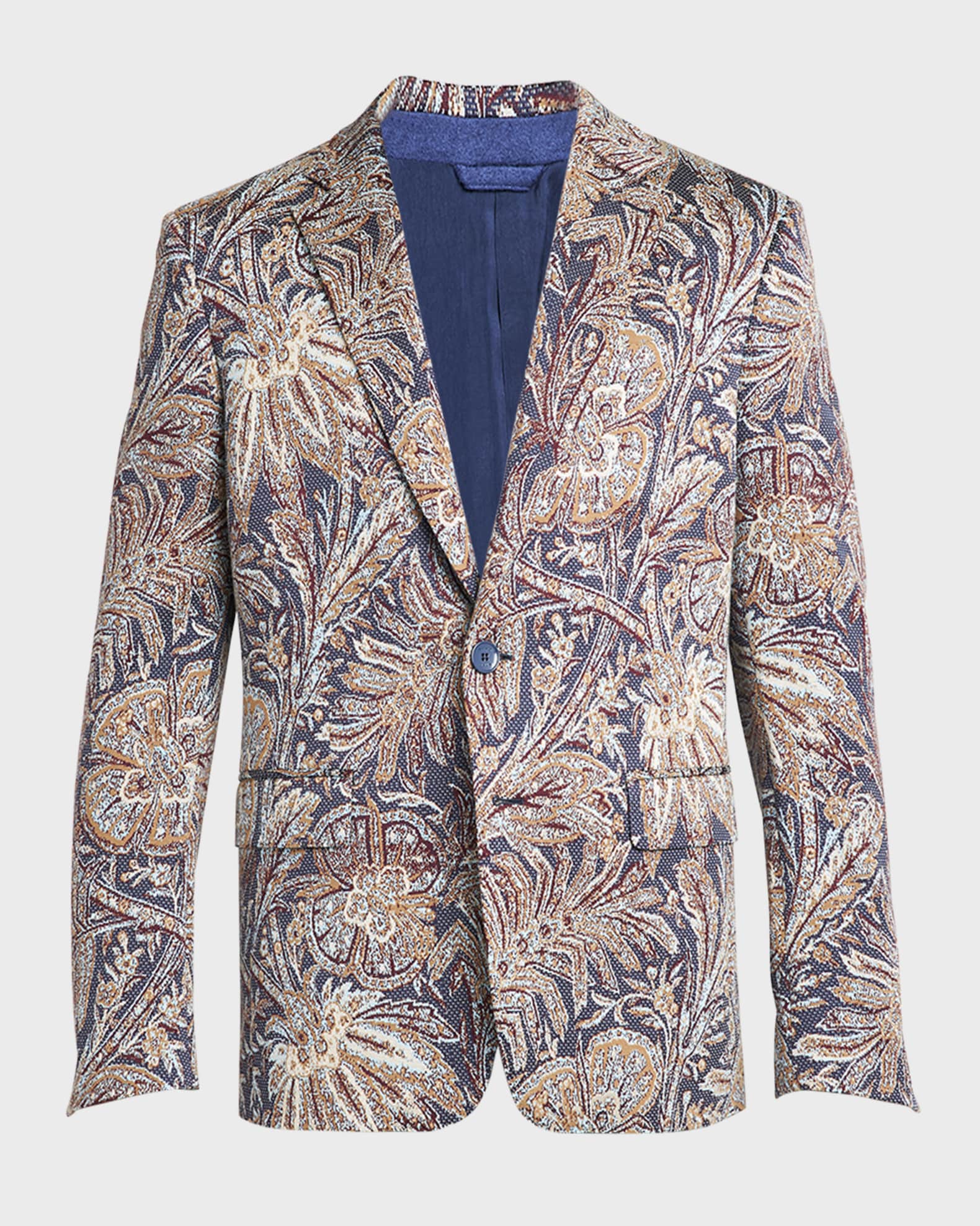 Etro Men's Paisley Knit Sport Coat | Neiman Marcus