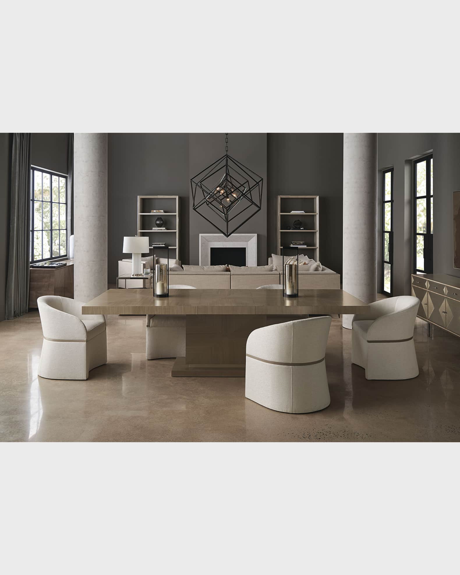 Caracole Horizon Dining Table with Leaf | Neiman Marcus