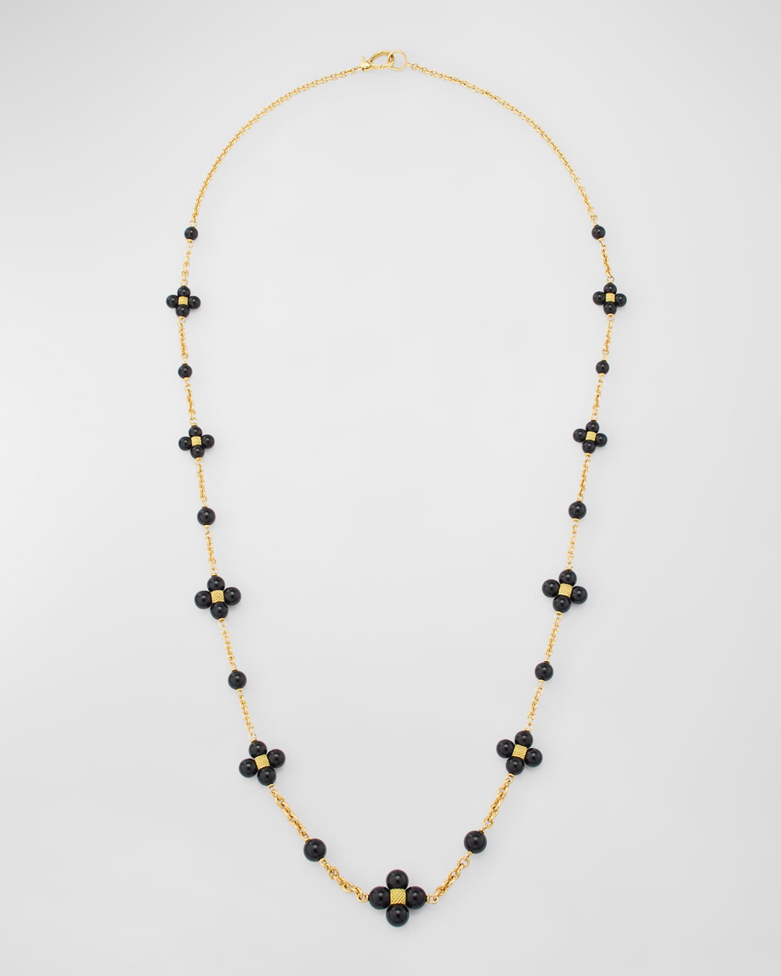 Paul Morelli Black Onyx Sequence Necklace | Neiman Marcus