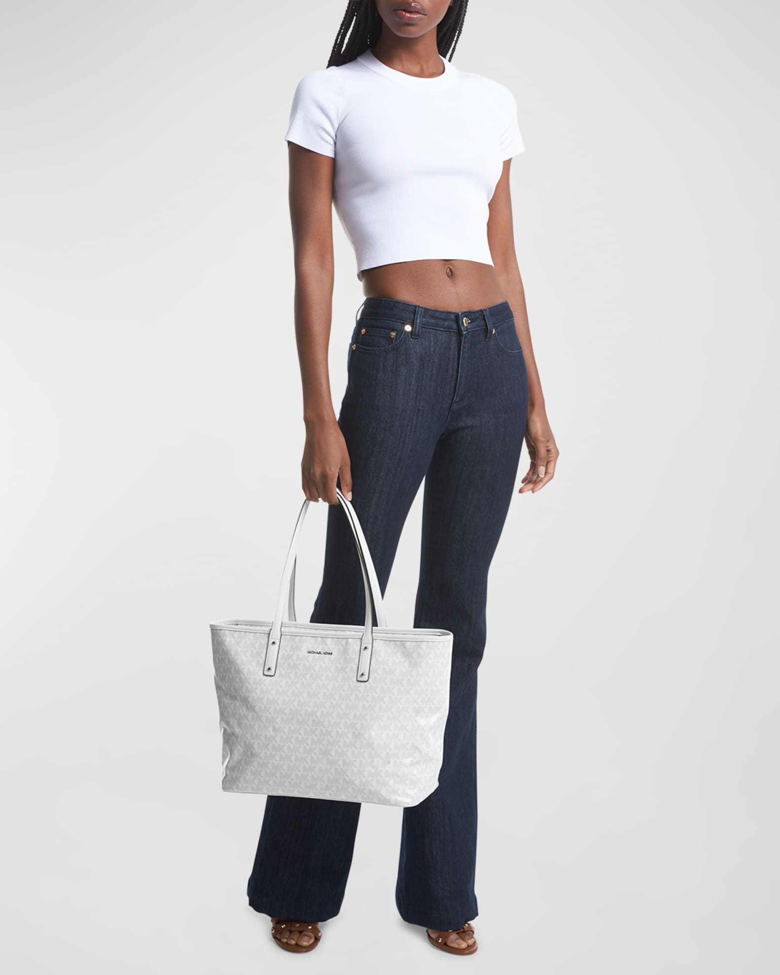 MICHAEL Michael Kors Carter Large Monogram Tote Bag | Neiman Marcus