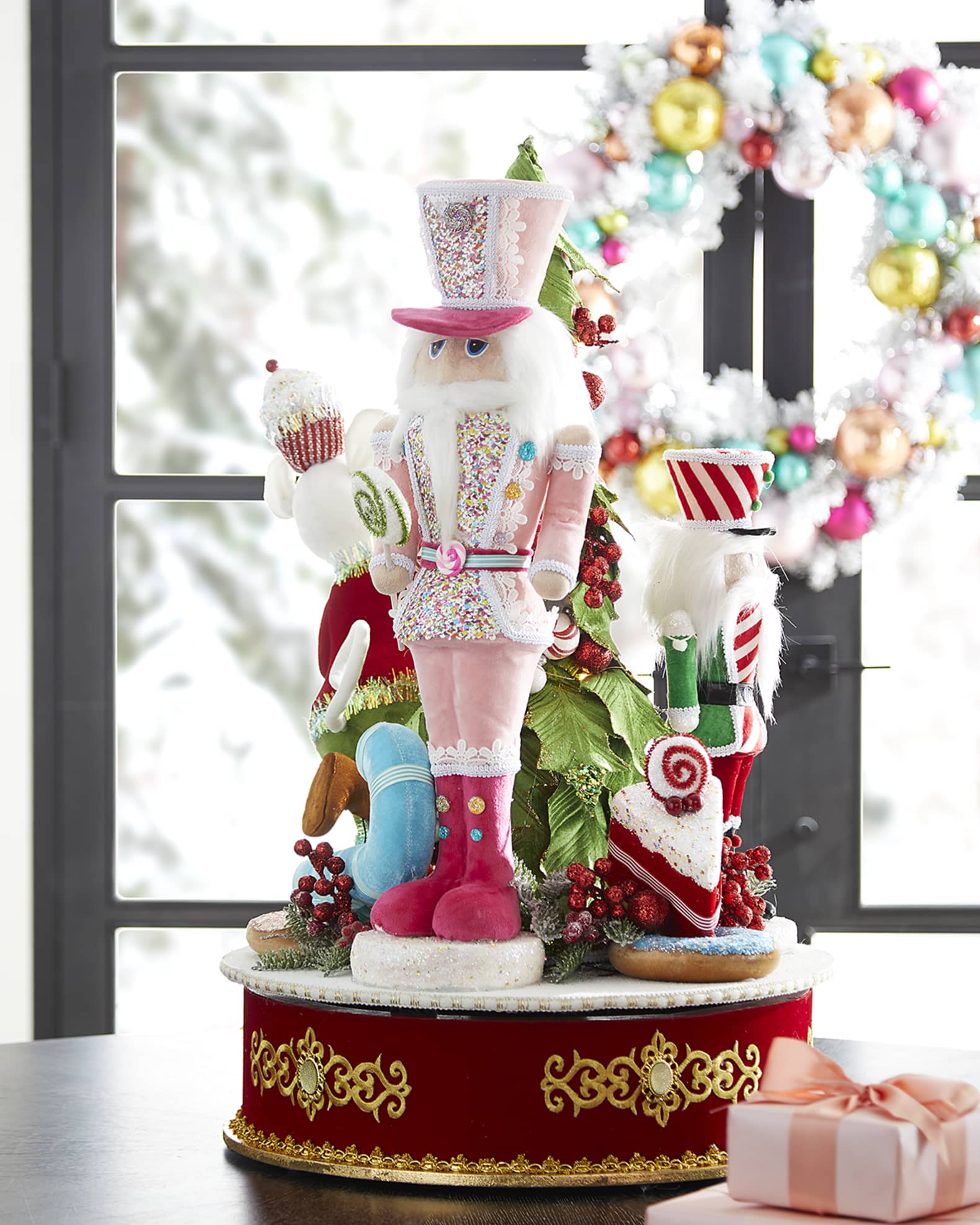 Mark Roberts Rotating Gingerbread Story Christmas Accent | Neiman Marcus