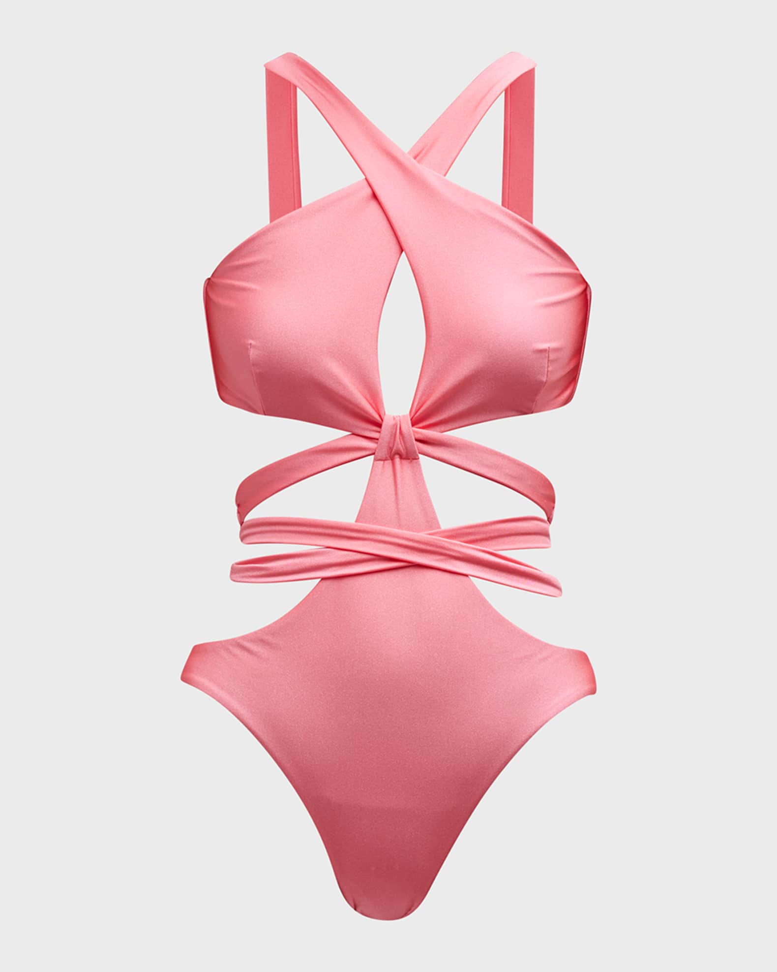 Cult Gaia Atiana Multi-Strap One-Piece Swimsuit | Neiman Marcus