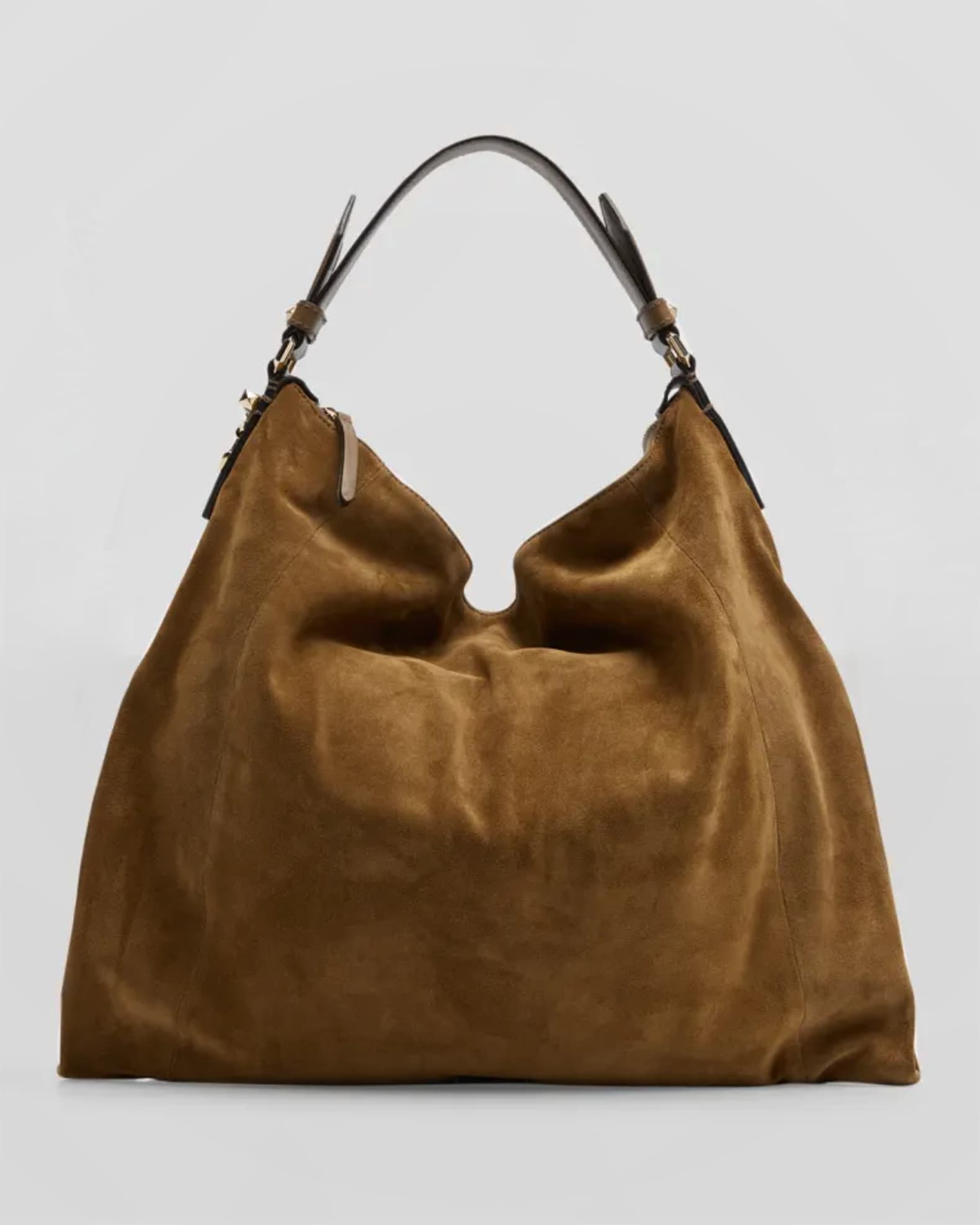 Jimmy Choo Ana Zip Leather Hobo Bag Neiman Marcus