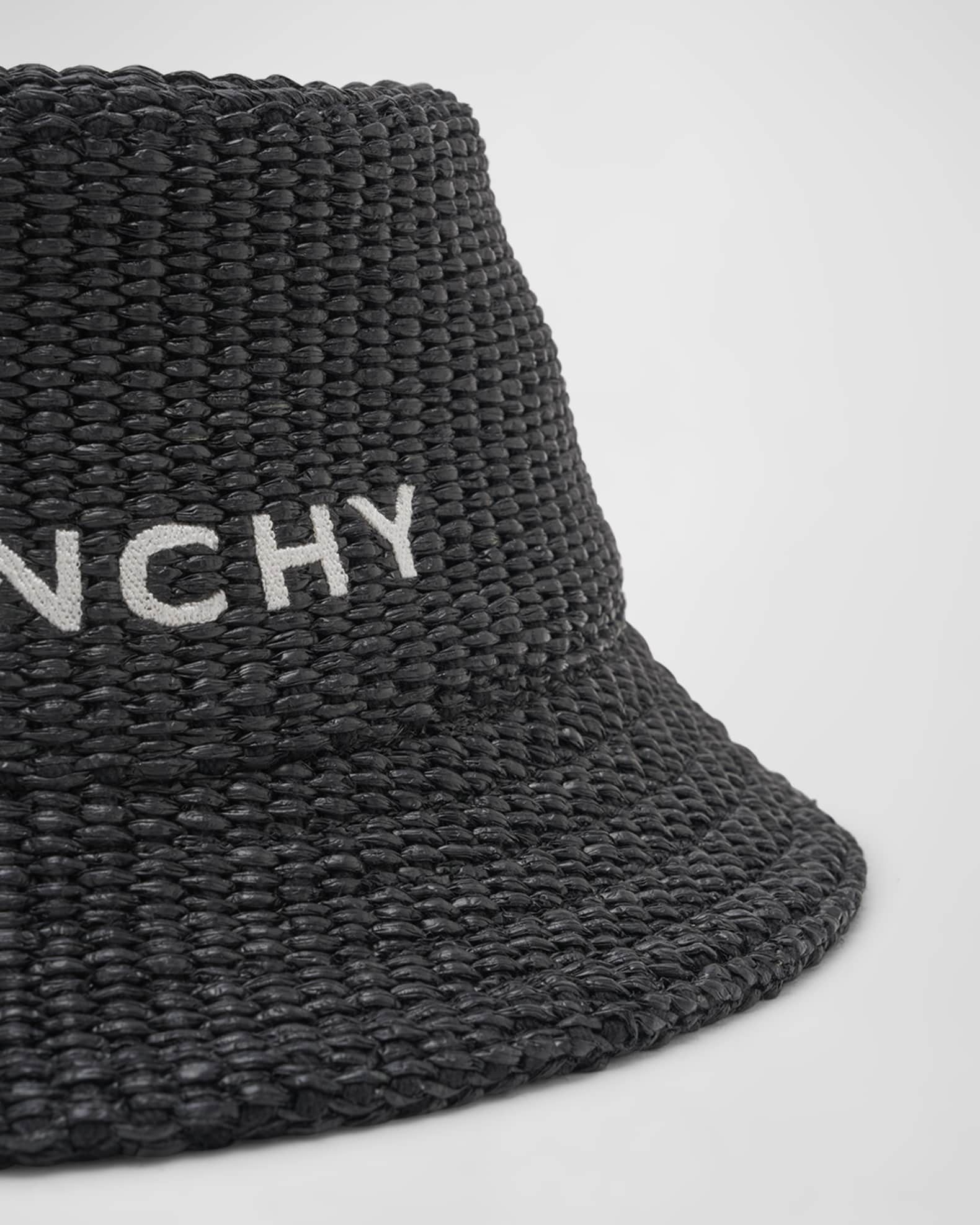 Givenchy Woven Raffia Bucket Hat | Neiman Marcus