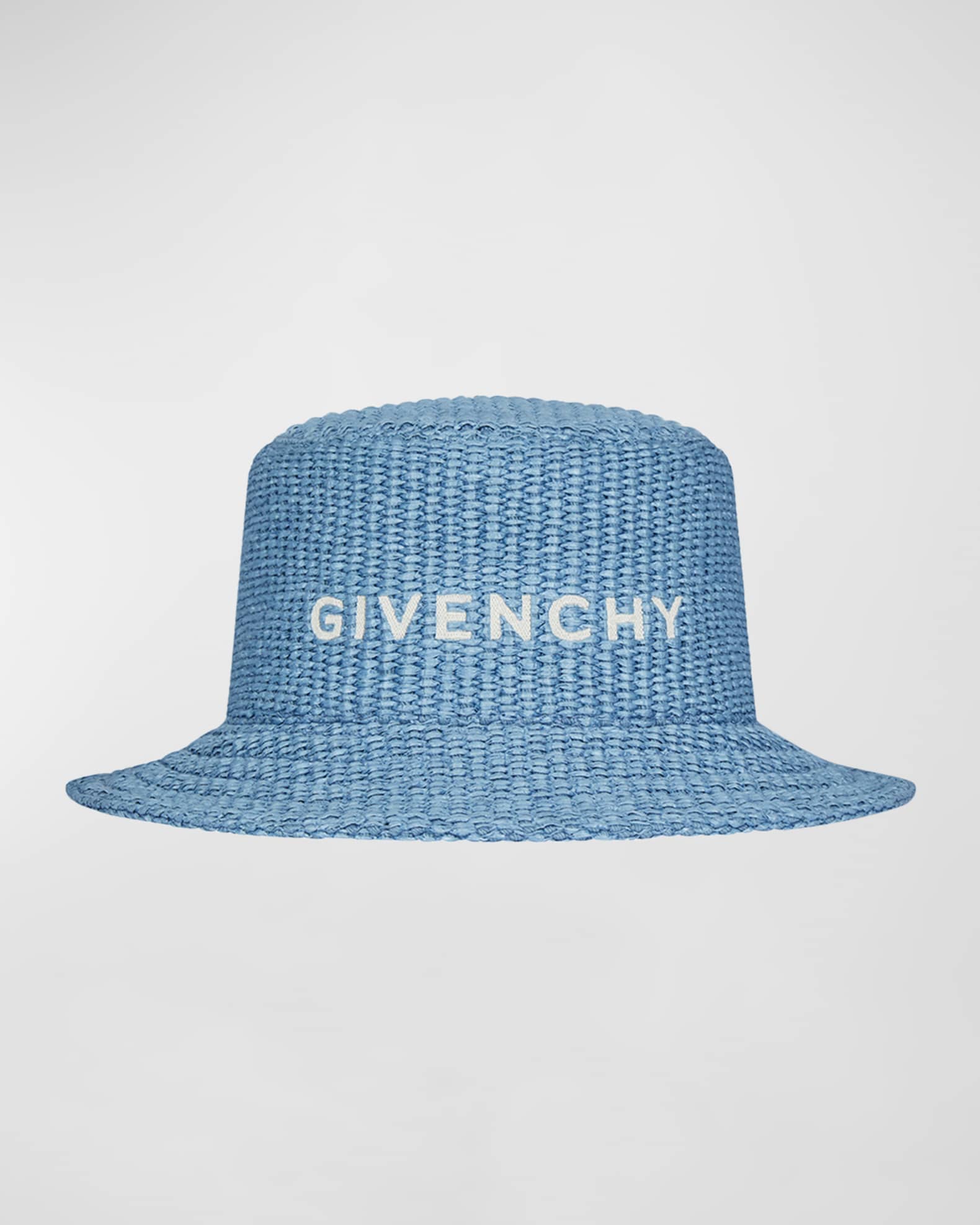 Givenchy Woven Raffia Bucket Hat | Neiman Marcus