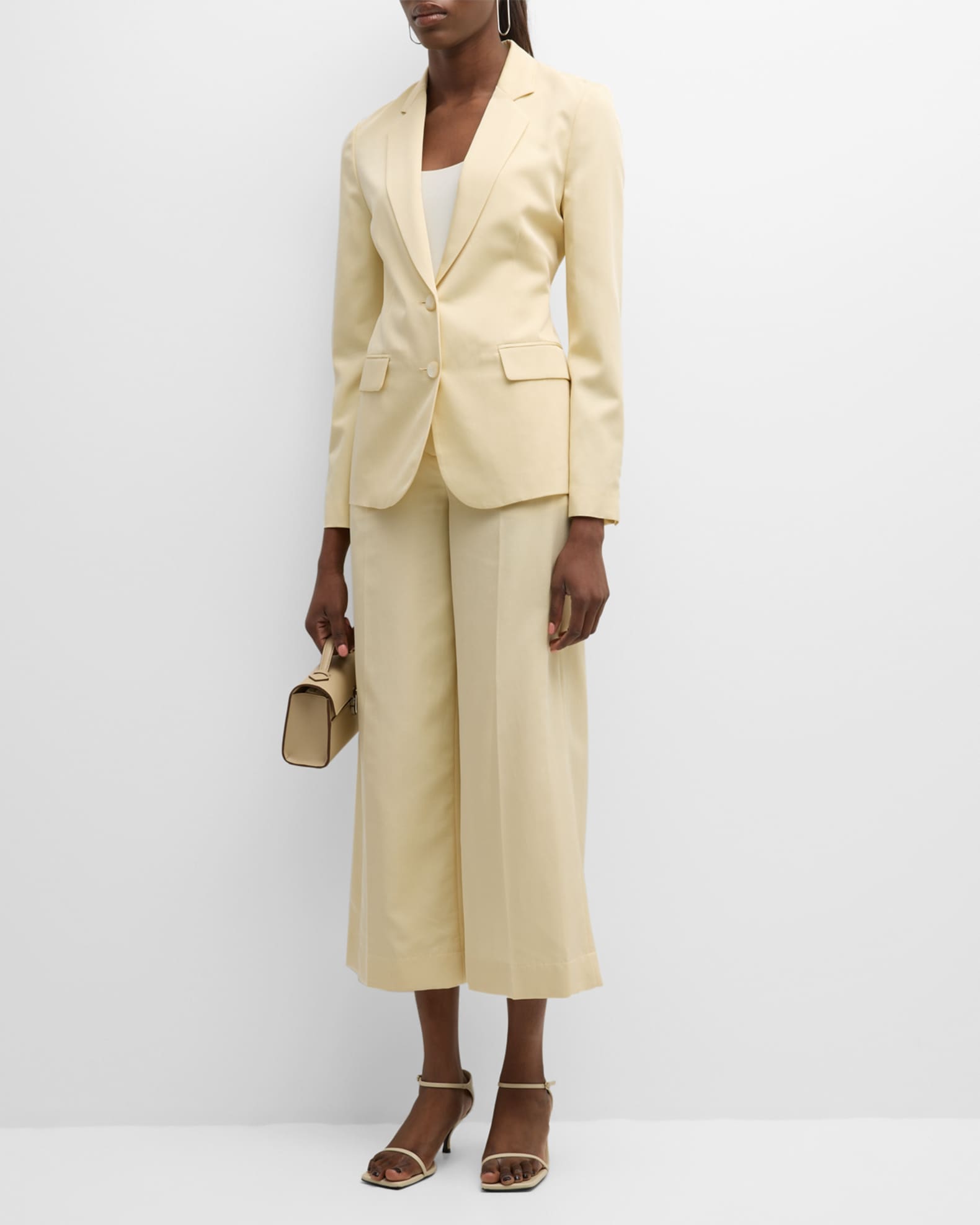 Joseph Thurlow High-Rise Wide-Leg Trousers | Neiman Marcus