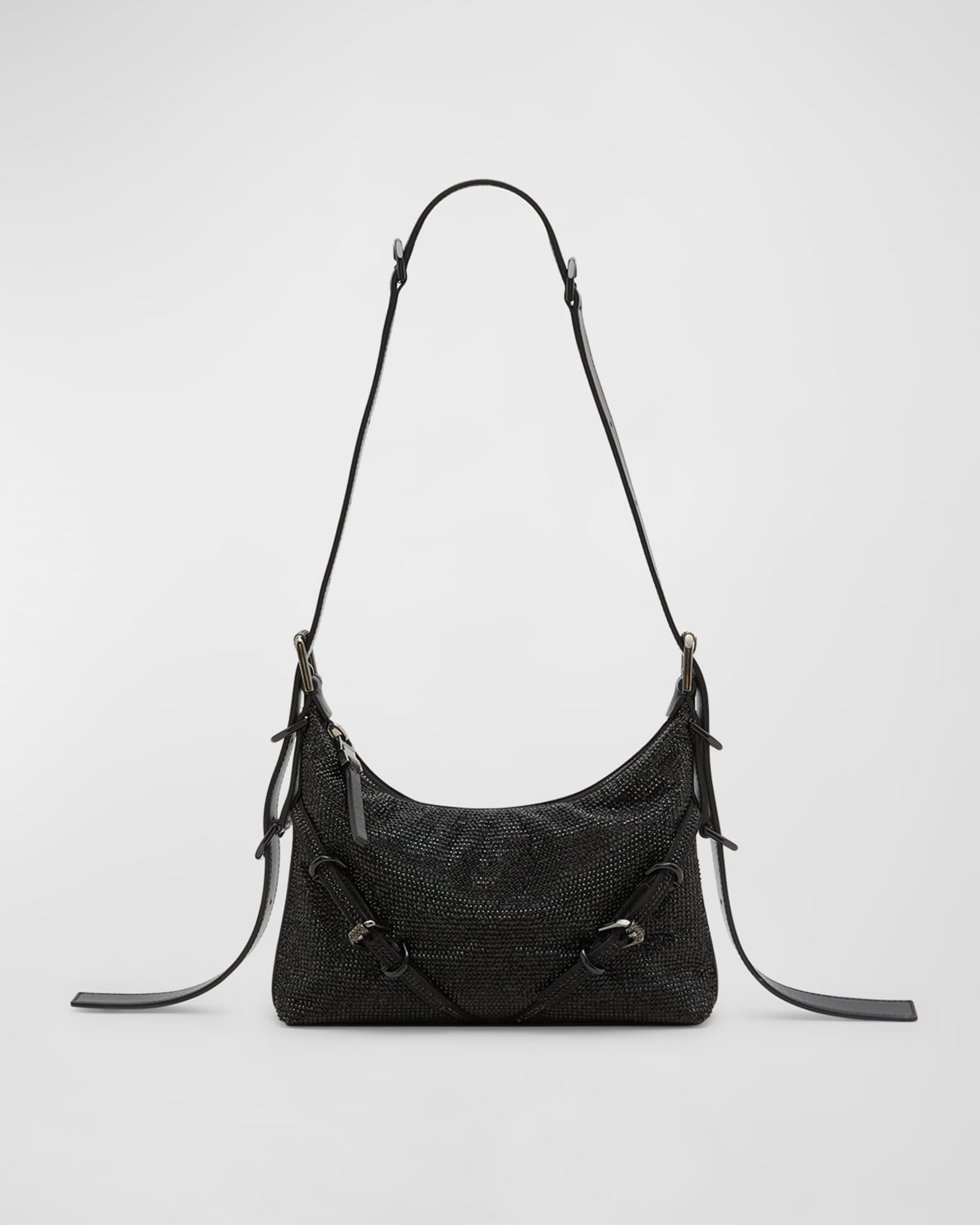 Givenchy Voyou Mini Shoulder Bag in Satin Strass | Neiman Marcus
