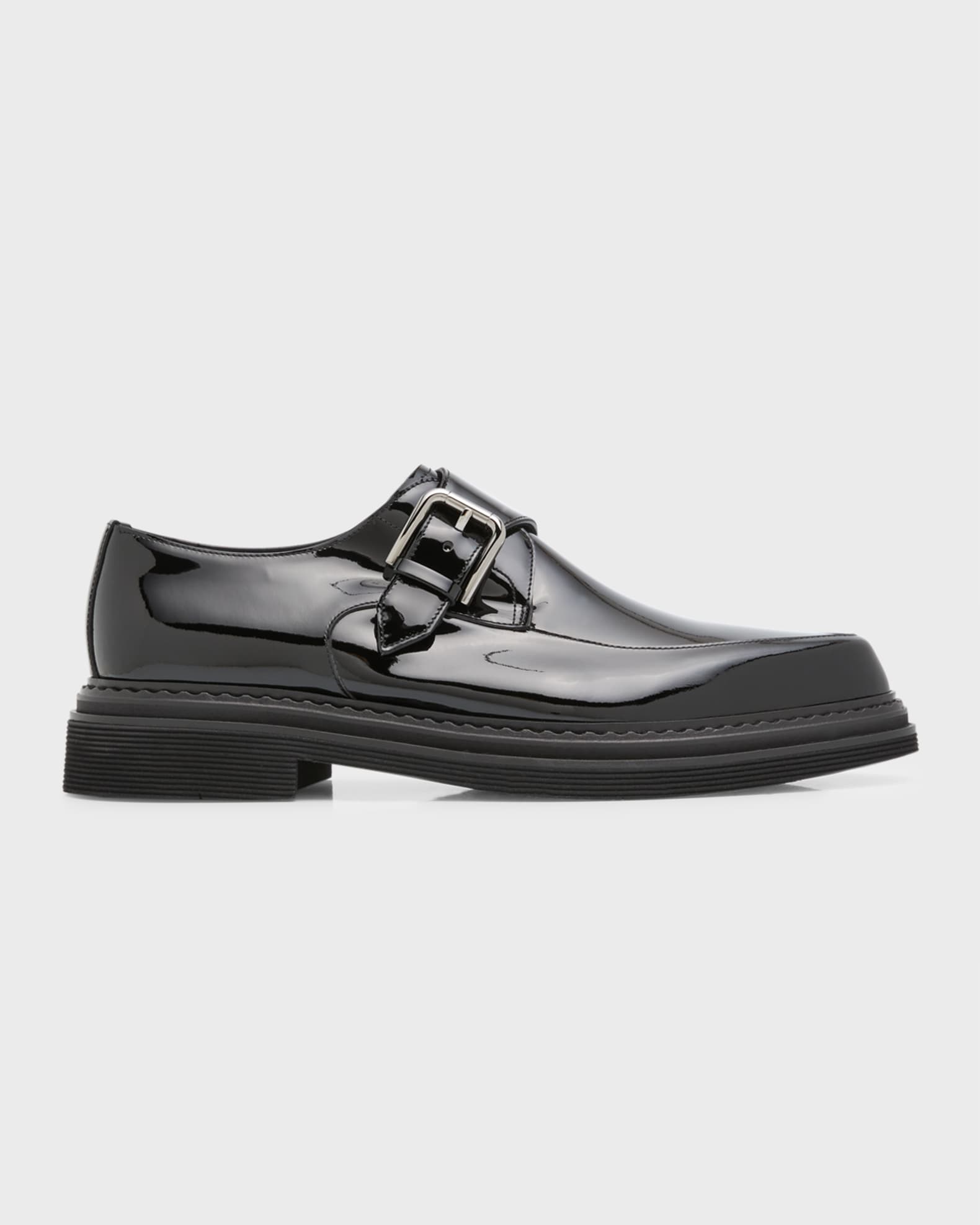 Dolce&Gabbana Men's Single Monk Strap Creepers | Neiman Marcus